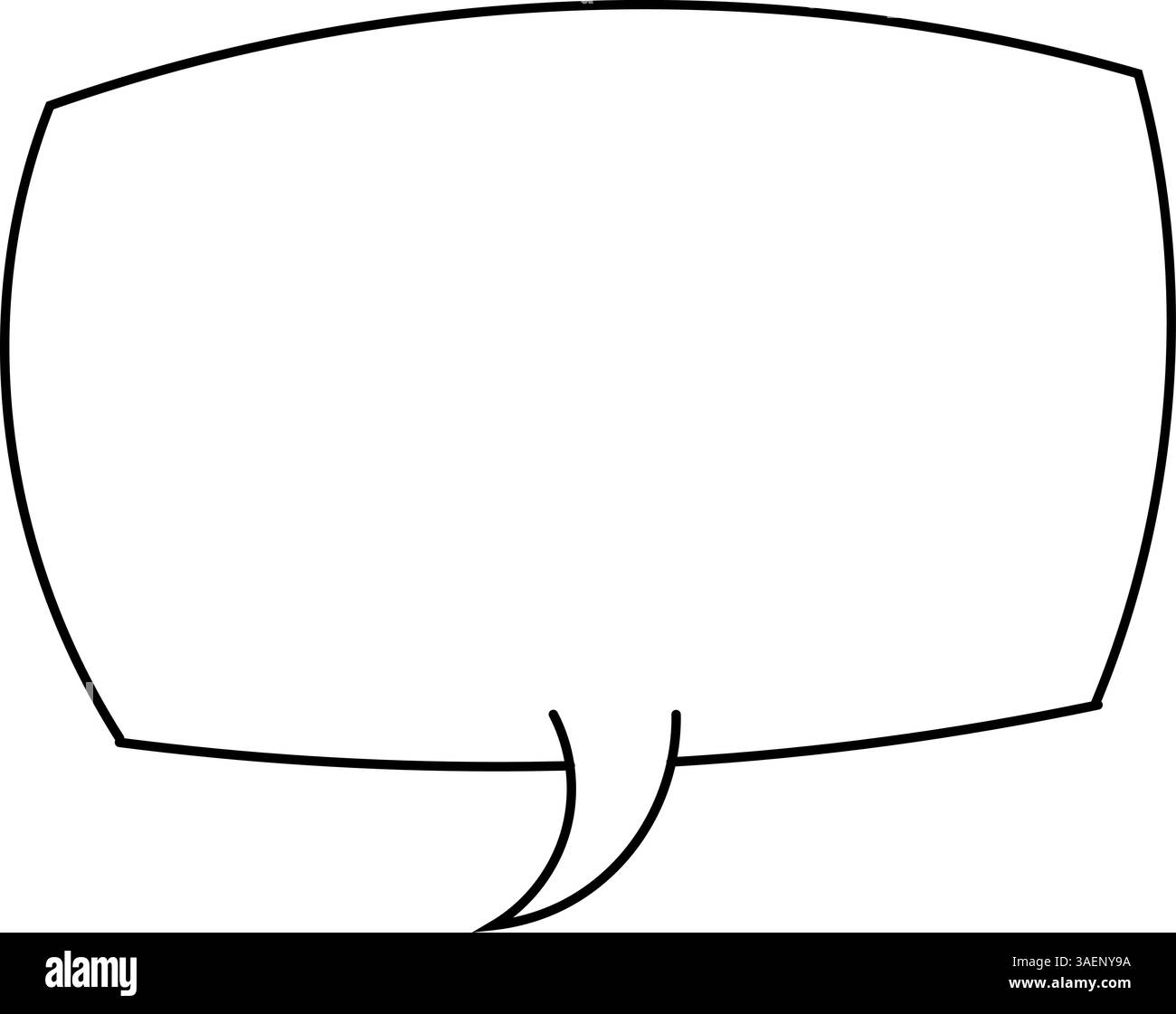 hand drawn chat bubble vector illustration Stock Vector Image & Art - Alamy
