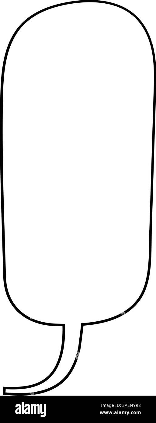 hand drawn chat bubble vector illustration Stock Vector Image & Art - Alamy