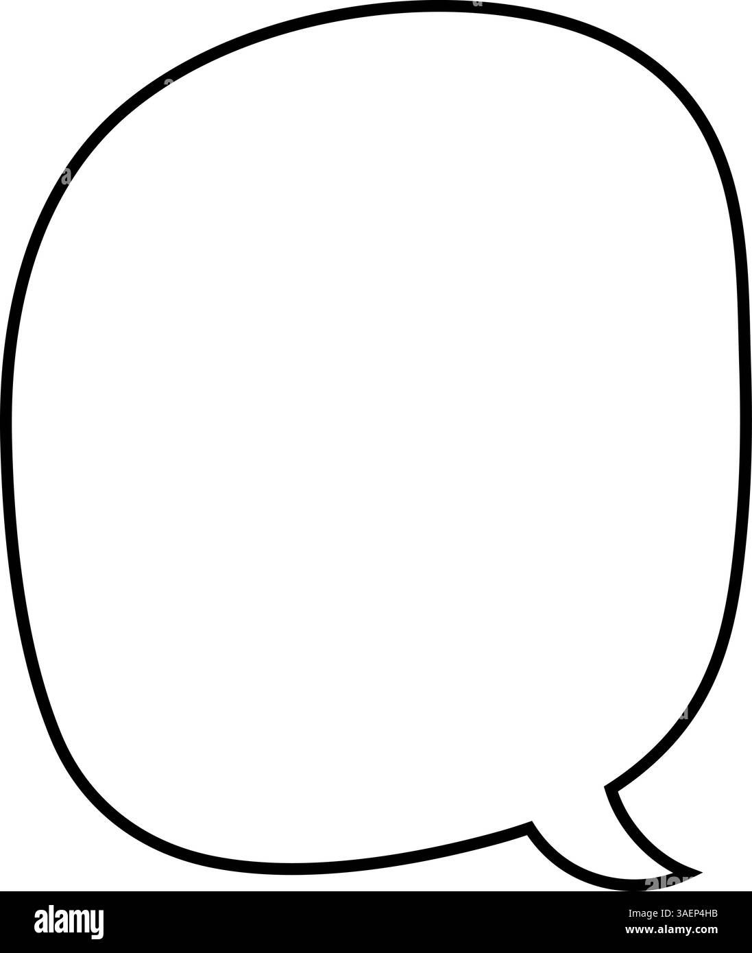 hand drawn chat bubble vector illustration Stock Vector Image & Art - Alamy