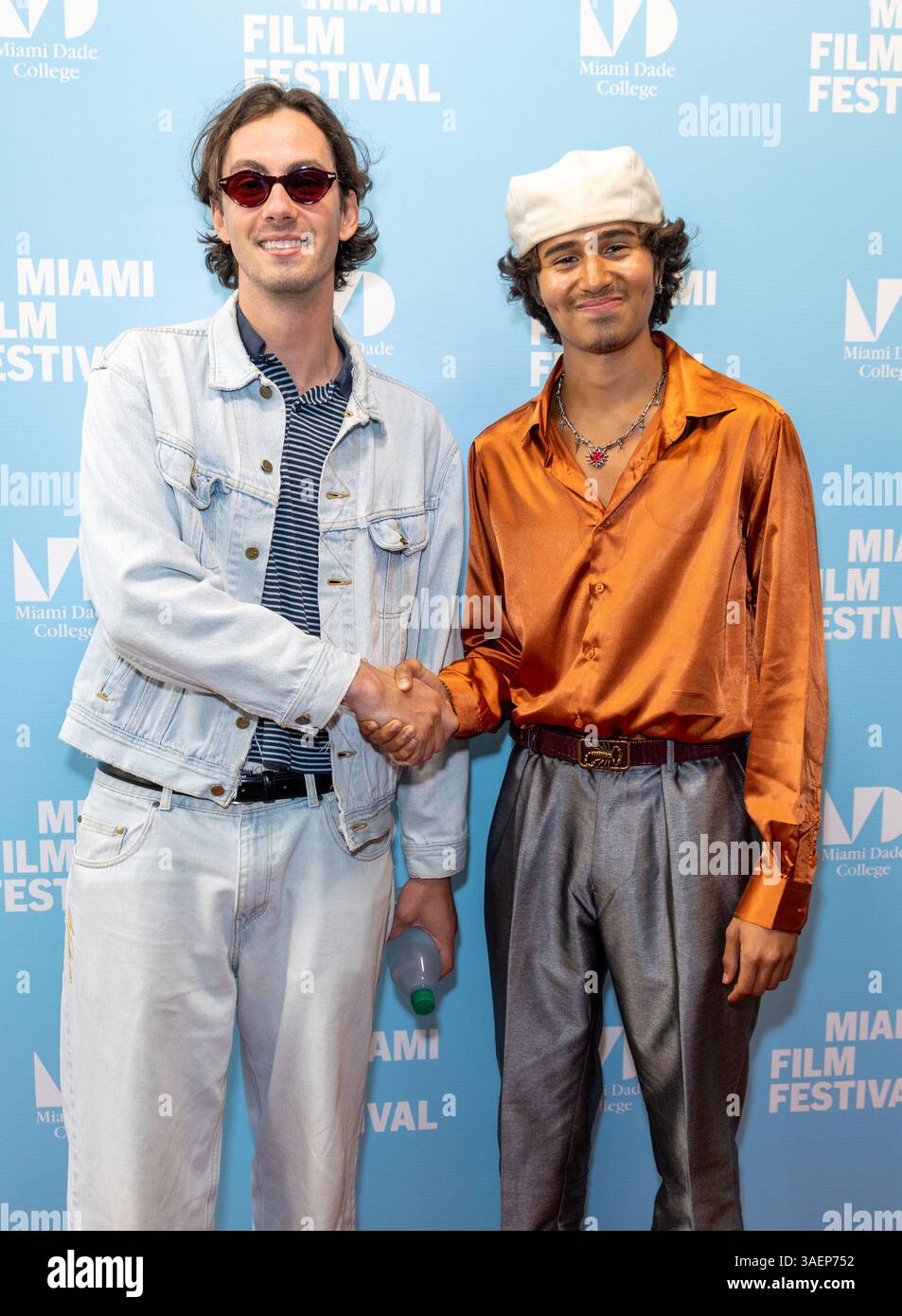 MIAMI, FL-APRIL 6: Director Alexander Zeke Musca and actor Giovanni ...