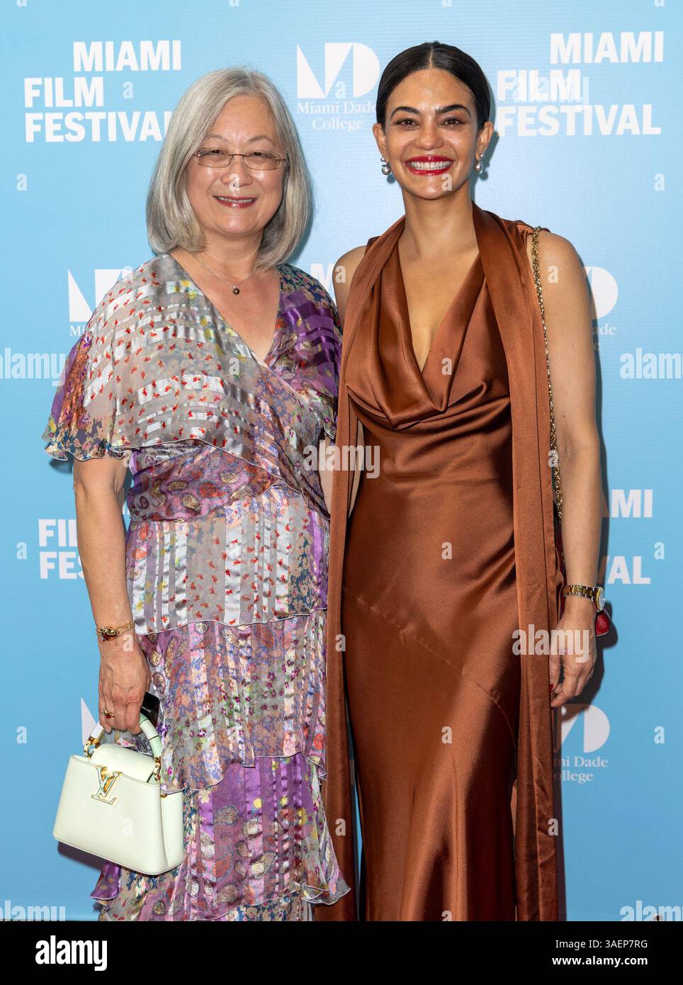 MIAMI, FL-APRIL 6: Executive producer, Cecilia Abla and actress Alina ...