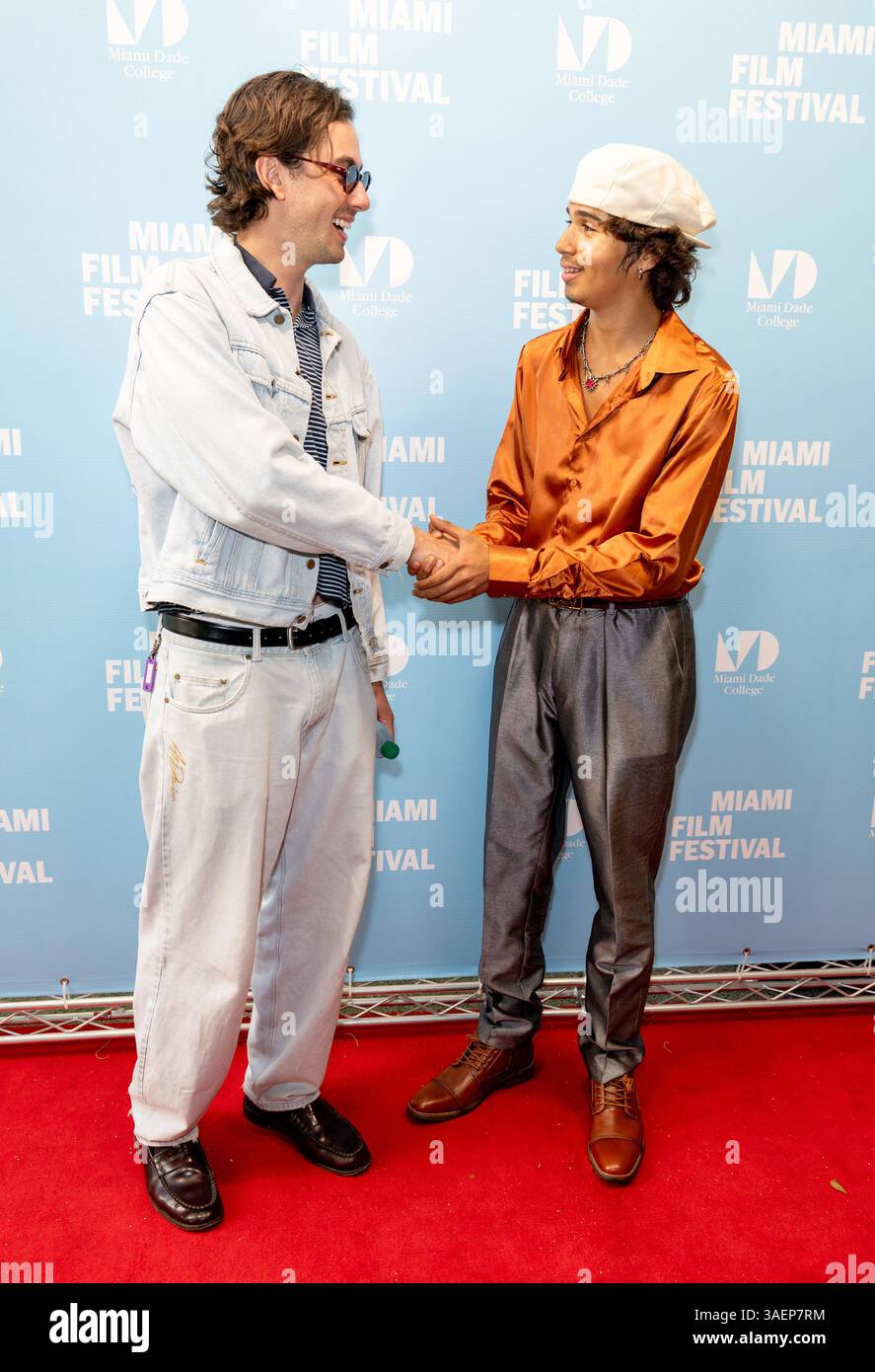 MIAMI, FL-APRIL 6: Director Alexander Zeke Musca and actor Giovanni ...