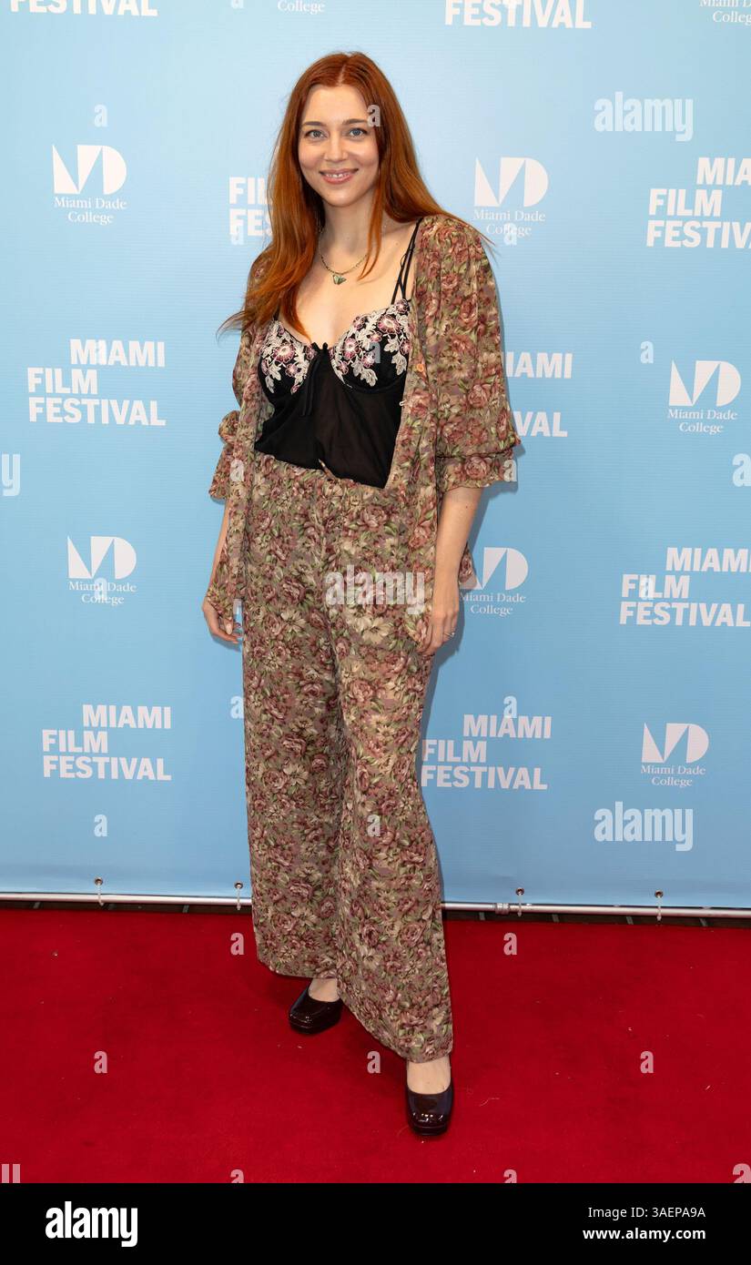 MIAMI, FL-APRIL 6: Savanah Joekel is seen during “A Weird Kind of ...
