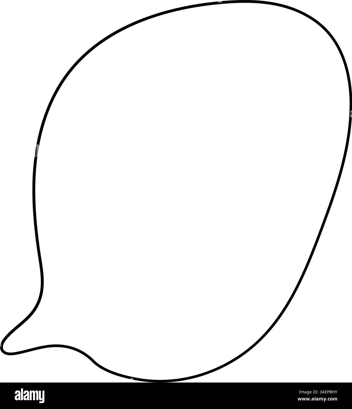 hand drawn chat bubble vector illustration Stock Vector Image & Art - Alamy