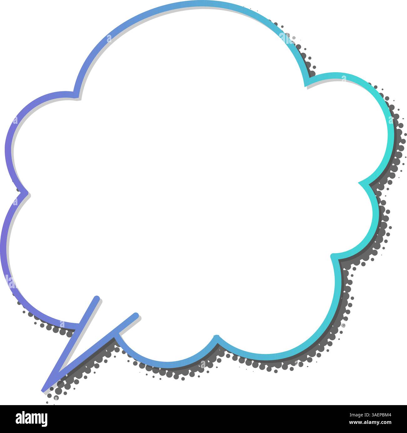 blank comic speech bubble Stock Vector Image & Art - Alamy