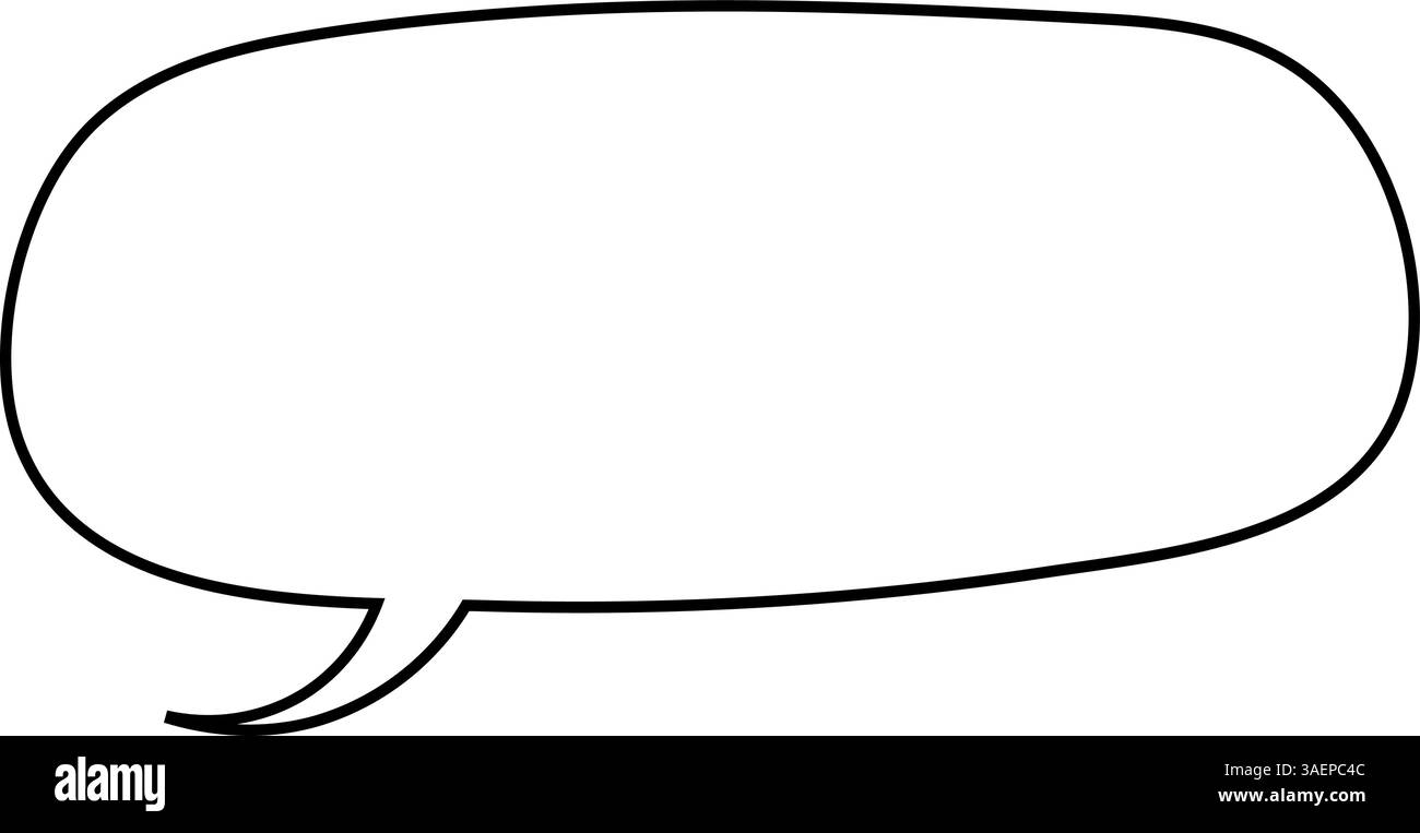 hand drawn chat bubble vector illustration Stock Vector Image & Art - Alamy