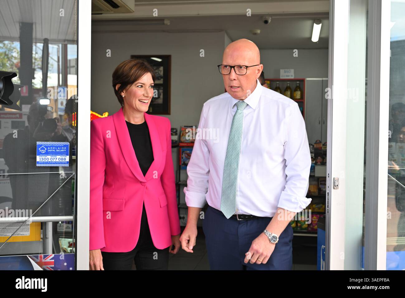 Adelaide, Australia. 07th Apr, 2025. Leader of the Opposition Peter ...