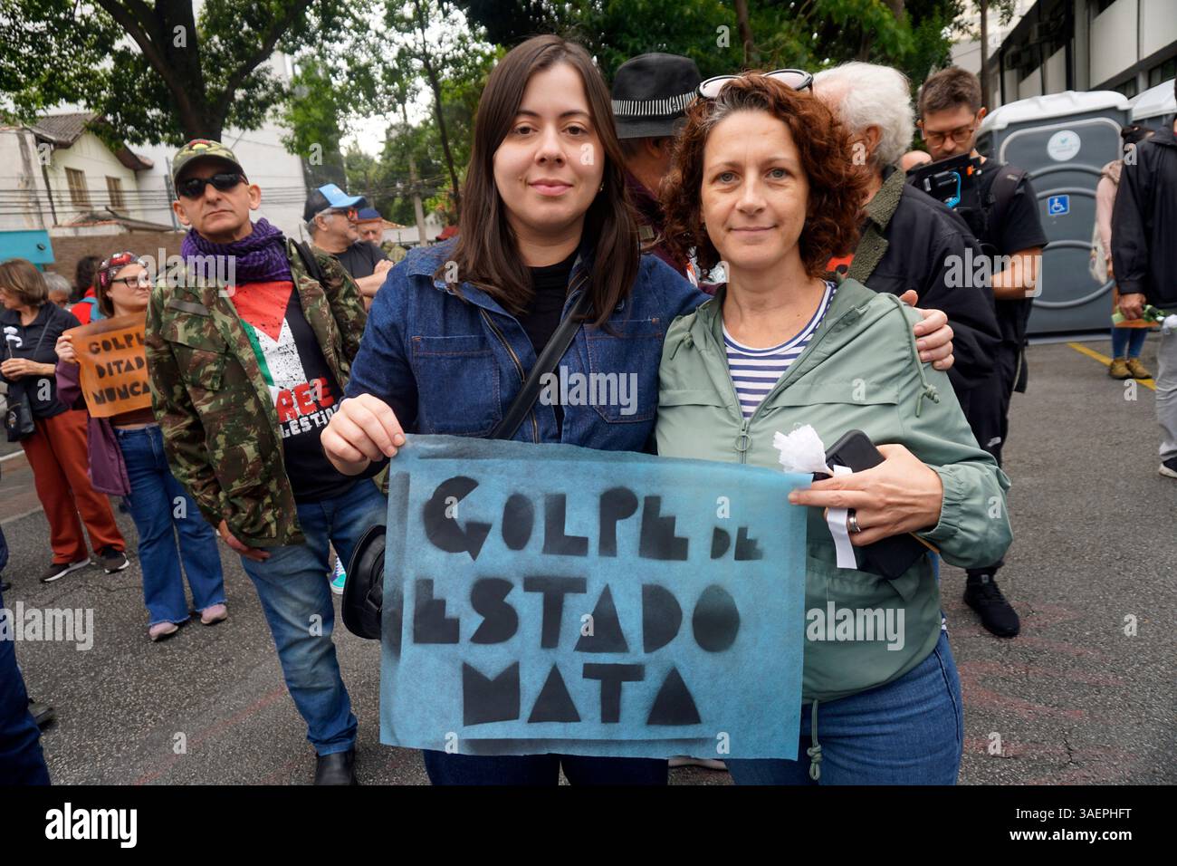 Demonstrators take part in the Walk of Silence march, in memory of ...