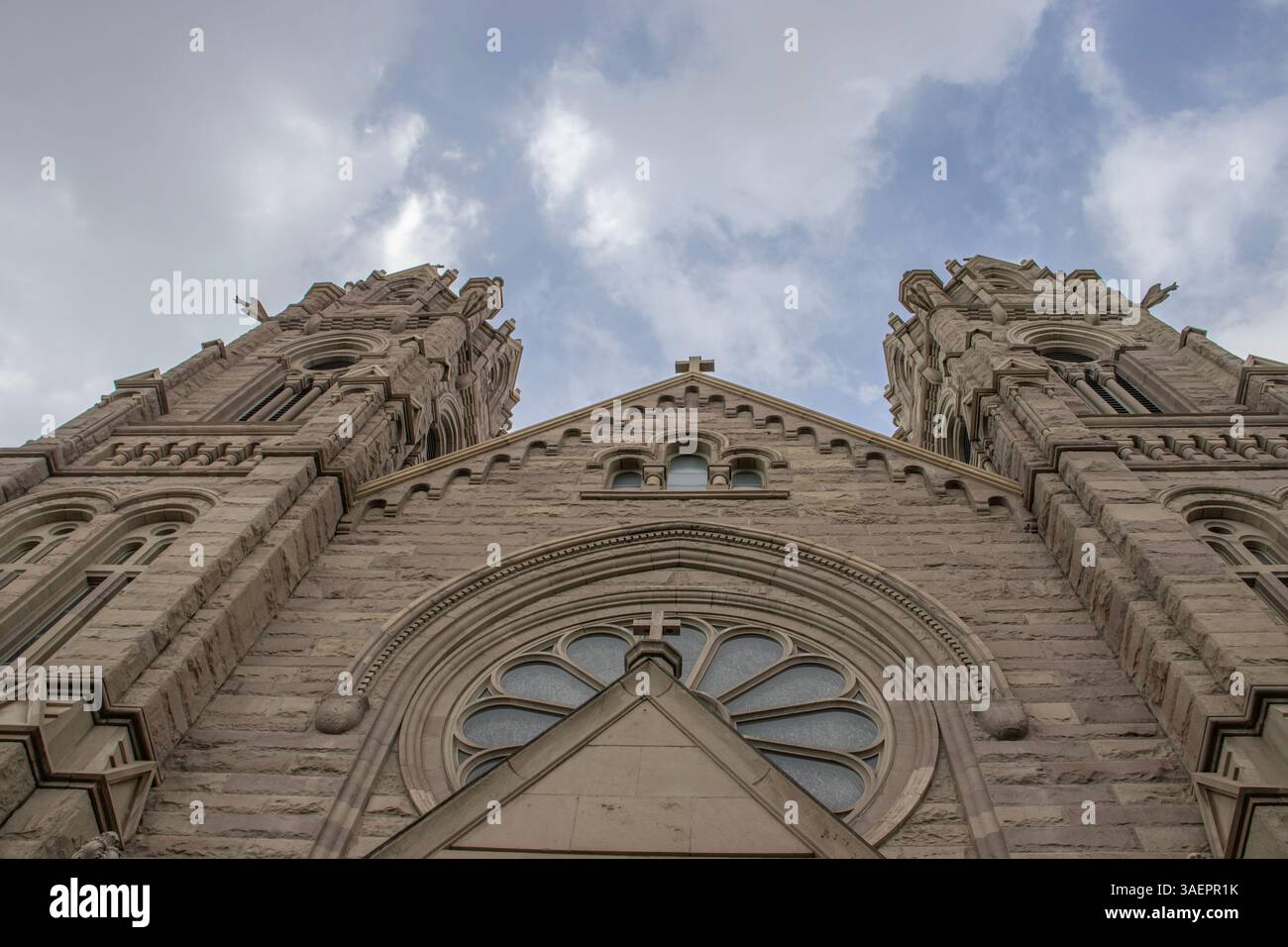 Catholic Cathedral of the Madeleine in Salt Lake City, Utah, USA, the ...