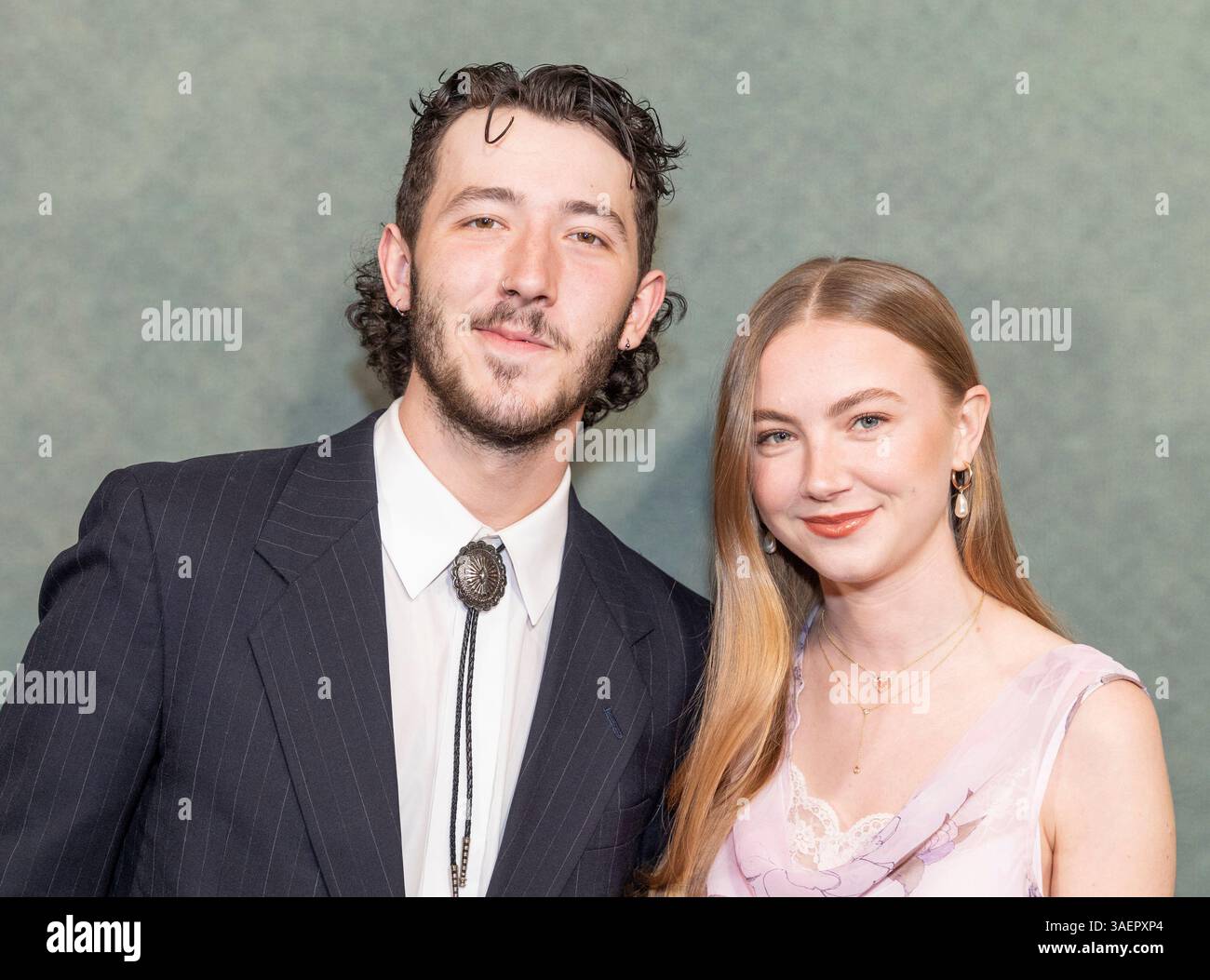 New York, USA. 06th Apr, 2025. Frankie Jonas and Anna Olson attend ...