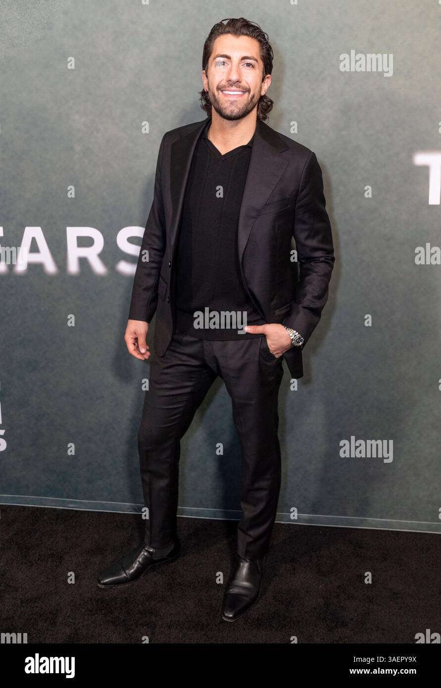 Sam Morrison attends opening night of 'The Last Five Years' at Hudson ...