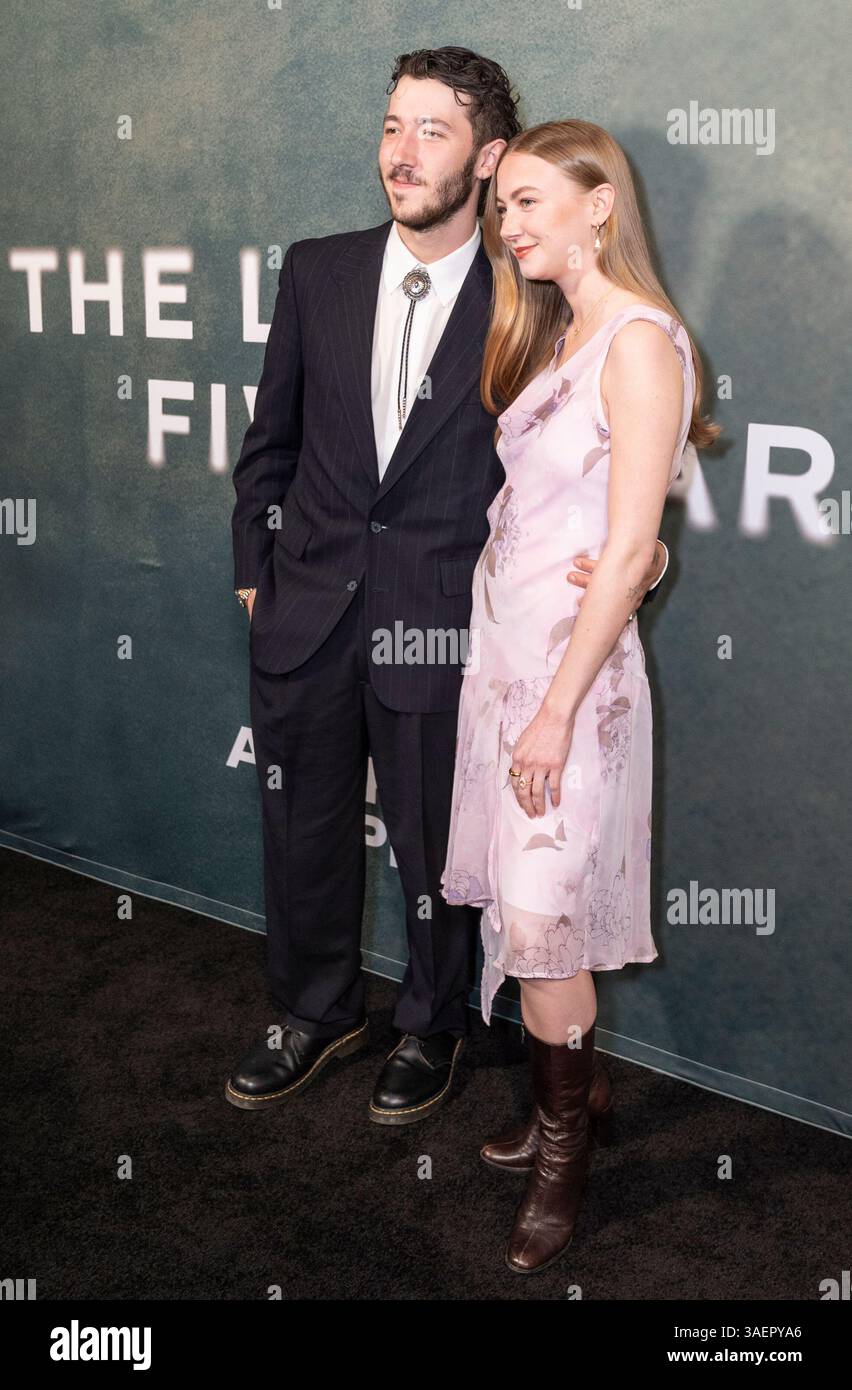 New York, USA. 06th Apr, 2025. Frankie Jonas and Anna Olson attend ...