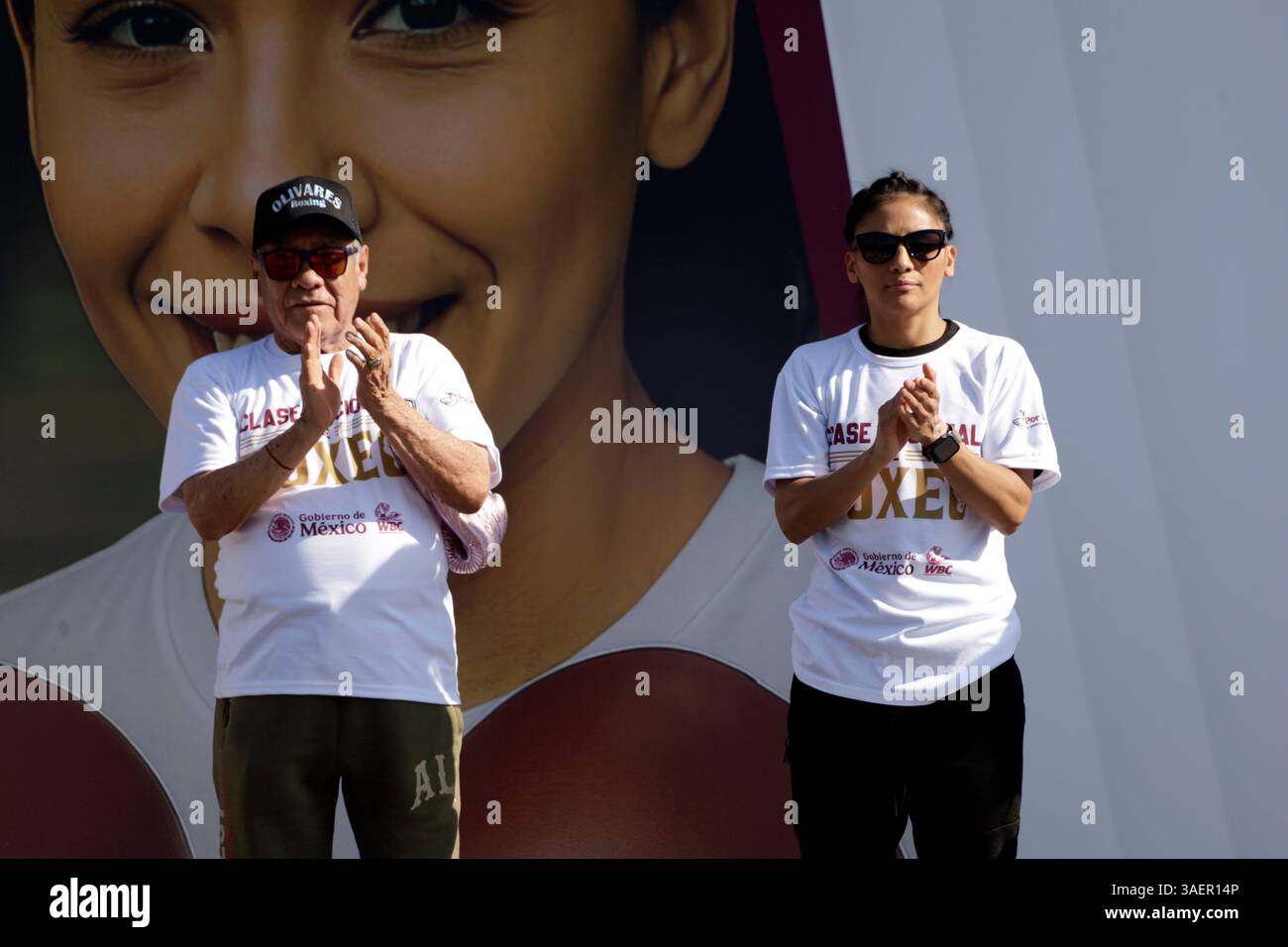 Mexico City, Mexico. 06th Apr, 2025. Former world boxing champion ...