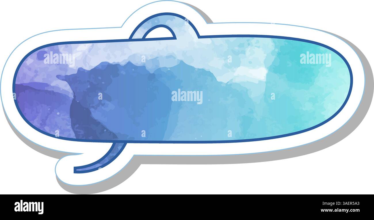 Drawing blue bubble comic Stock Vector Images - Alamy