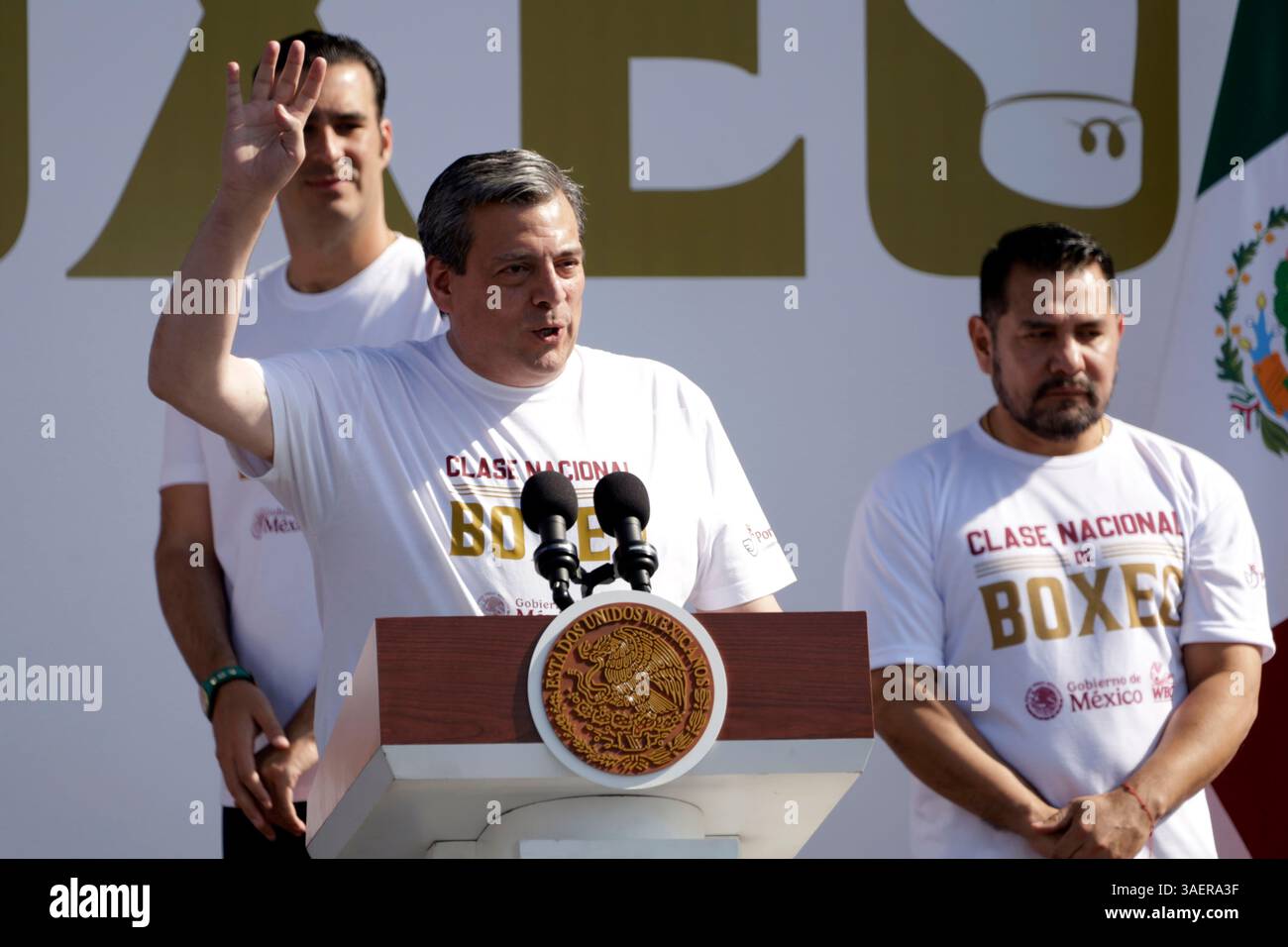 Mexico City, Mexico. 06th Apr, 2025. World Boxing Council President ...