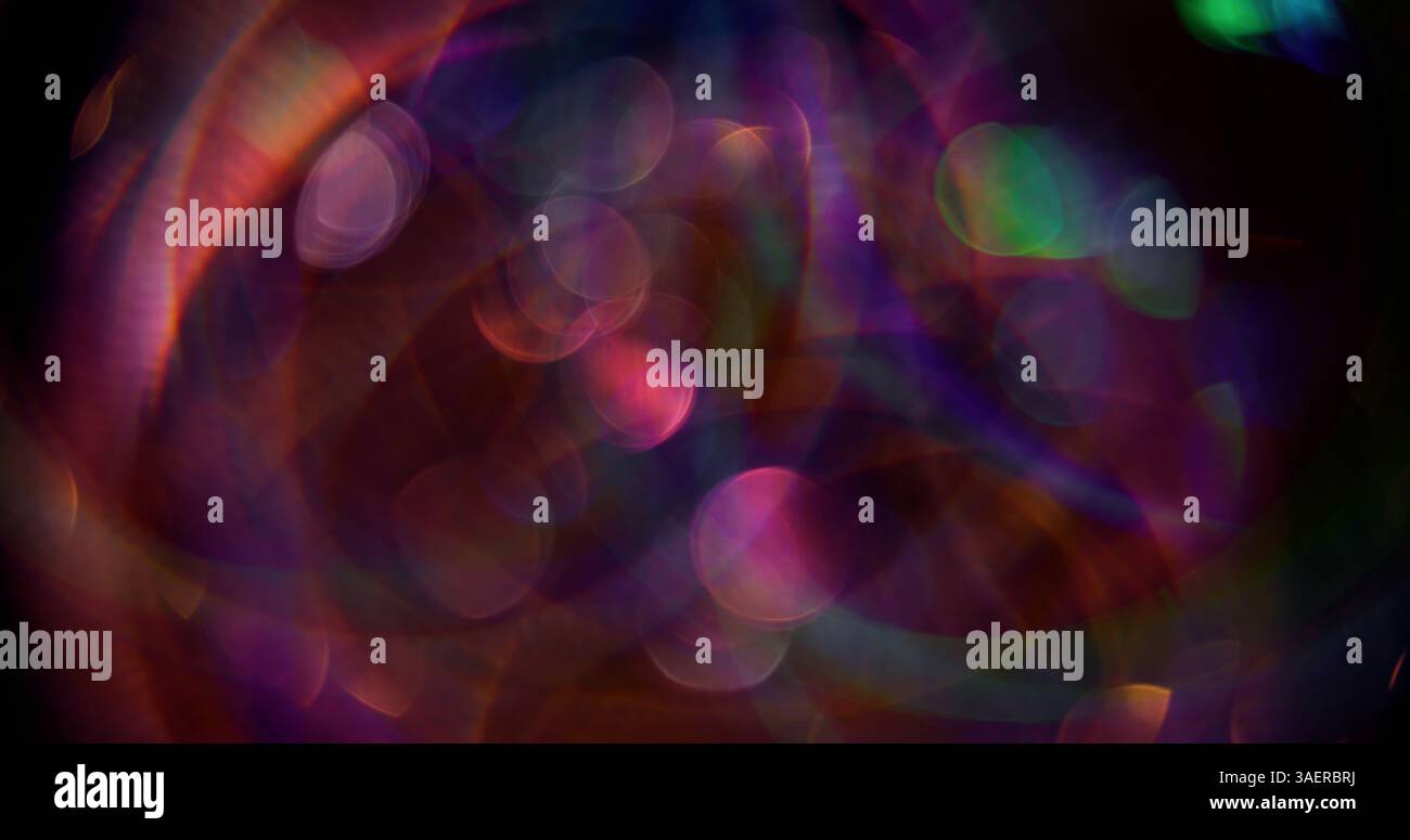 Defocused round glow. Mix light flares. Sparkling purple color ...