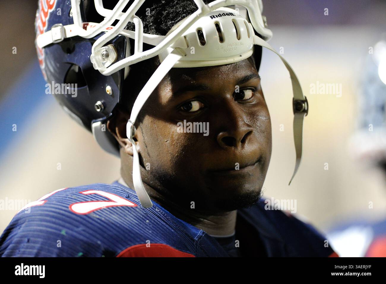 October 28, 2011: Denton Ryan High School defensive end, Mario Edwards ...