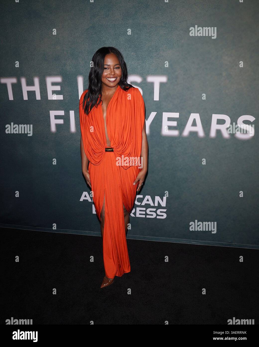 Ny. 06th Apr, 2025. Adrienne Warren in attendance for THE LAST FIVE ...