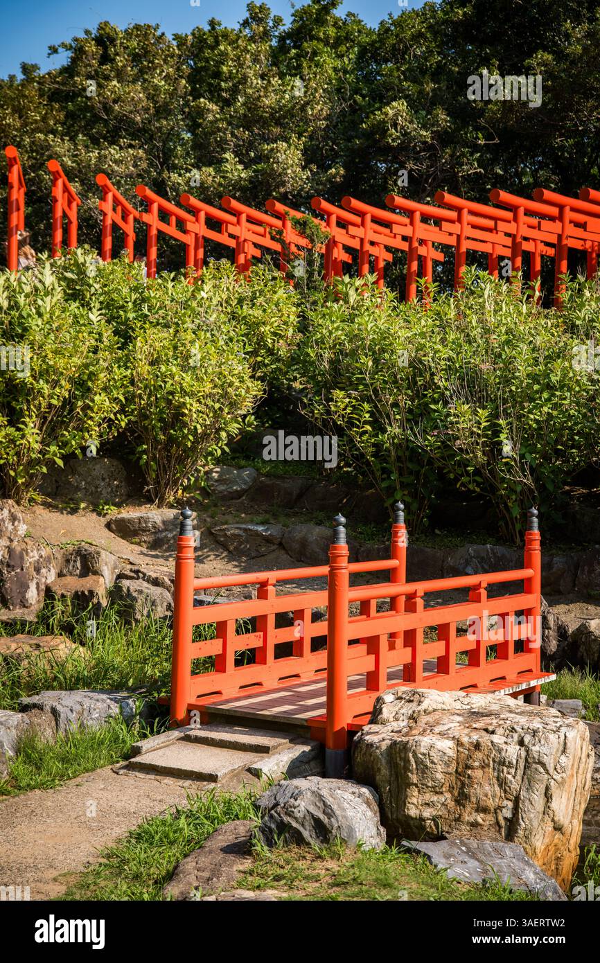 Takayama Inari Shrine in Ushigatacho, Tsugaru, Aomori, Japan. High ...