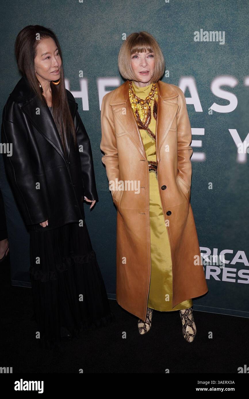 Ny. 06th Apr, 2025. Vera Wang, Anna Wintour in attendance for THE LAST ...