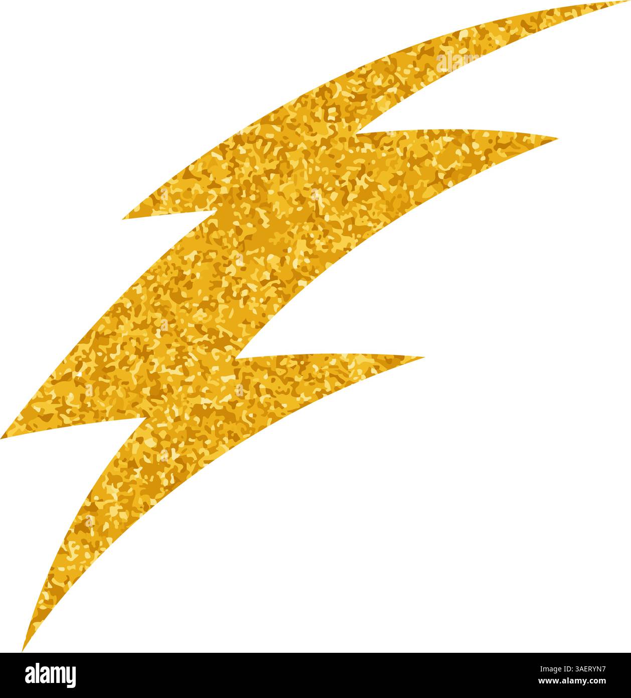 hand drawn thunder doodle in sticker style Stock Vector Image & Art - Alamy