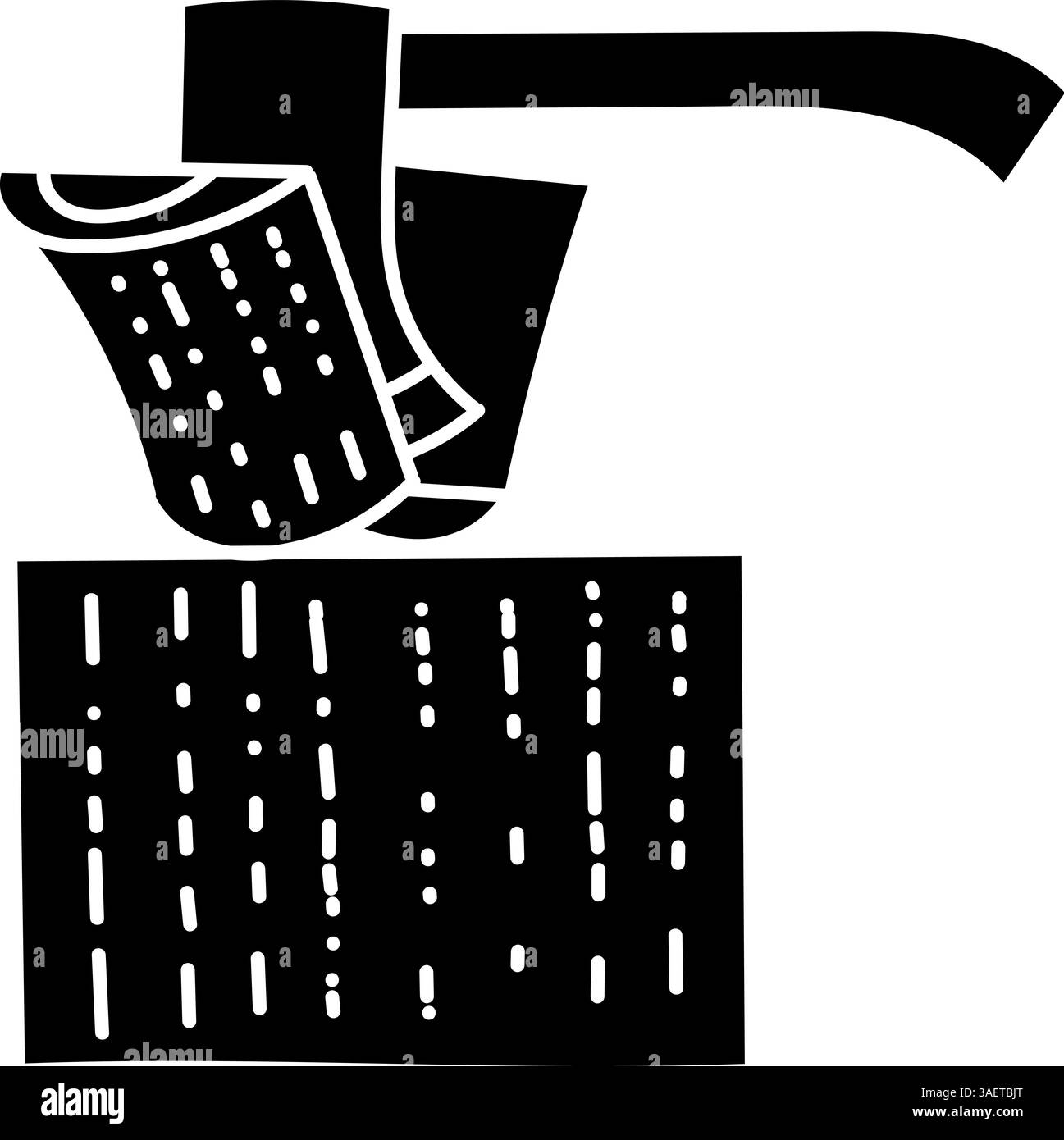 Man firewood winter Black and White Stock Photos & Images - Alamy