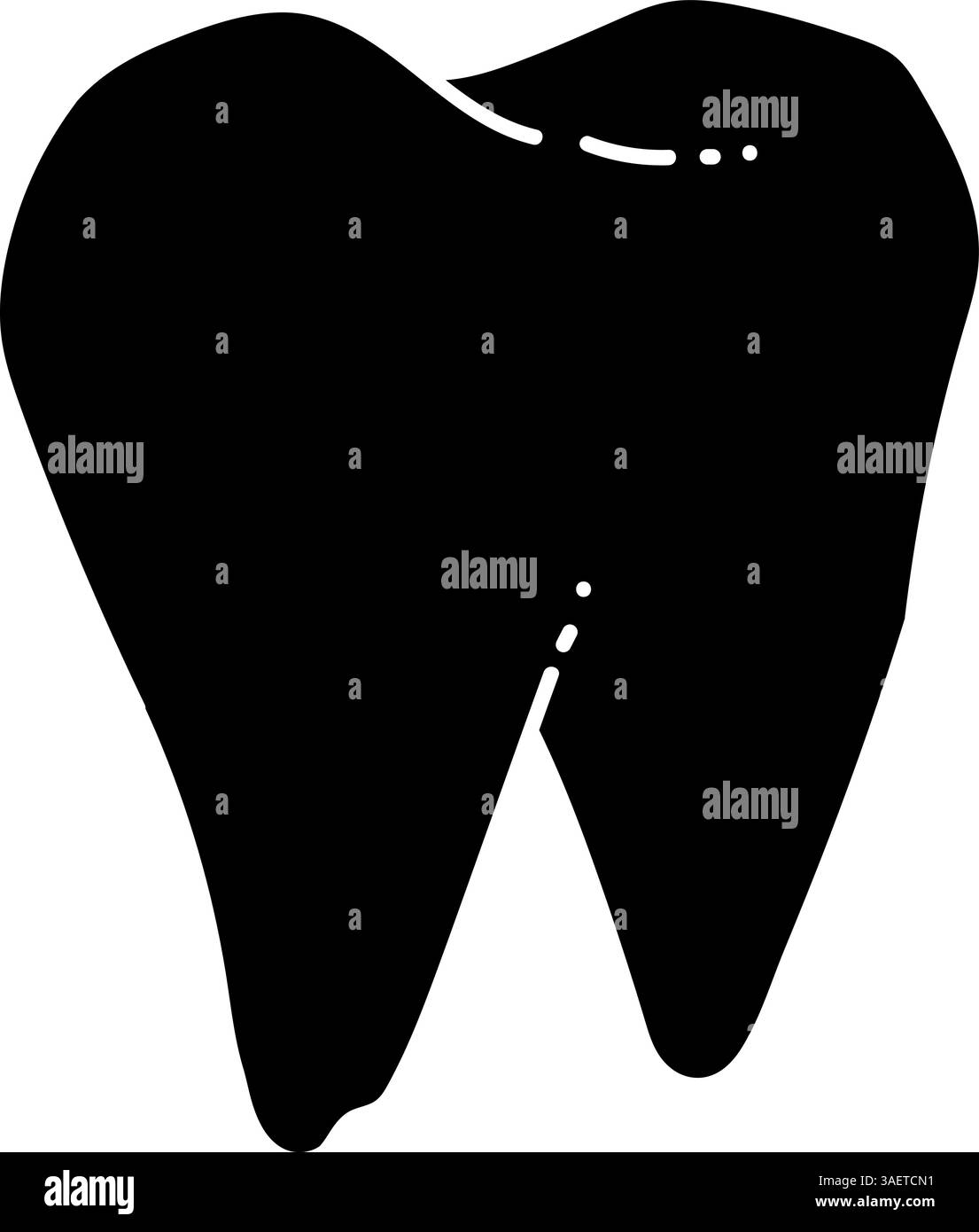 Check teeth black Stock Vector Images - Alamy