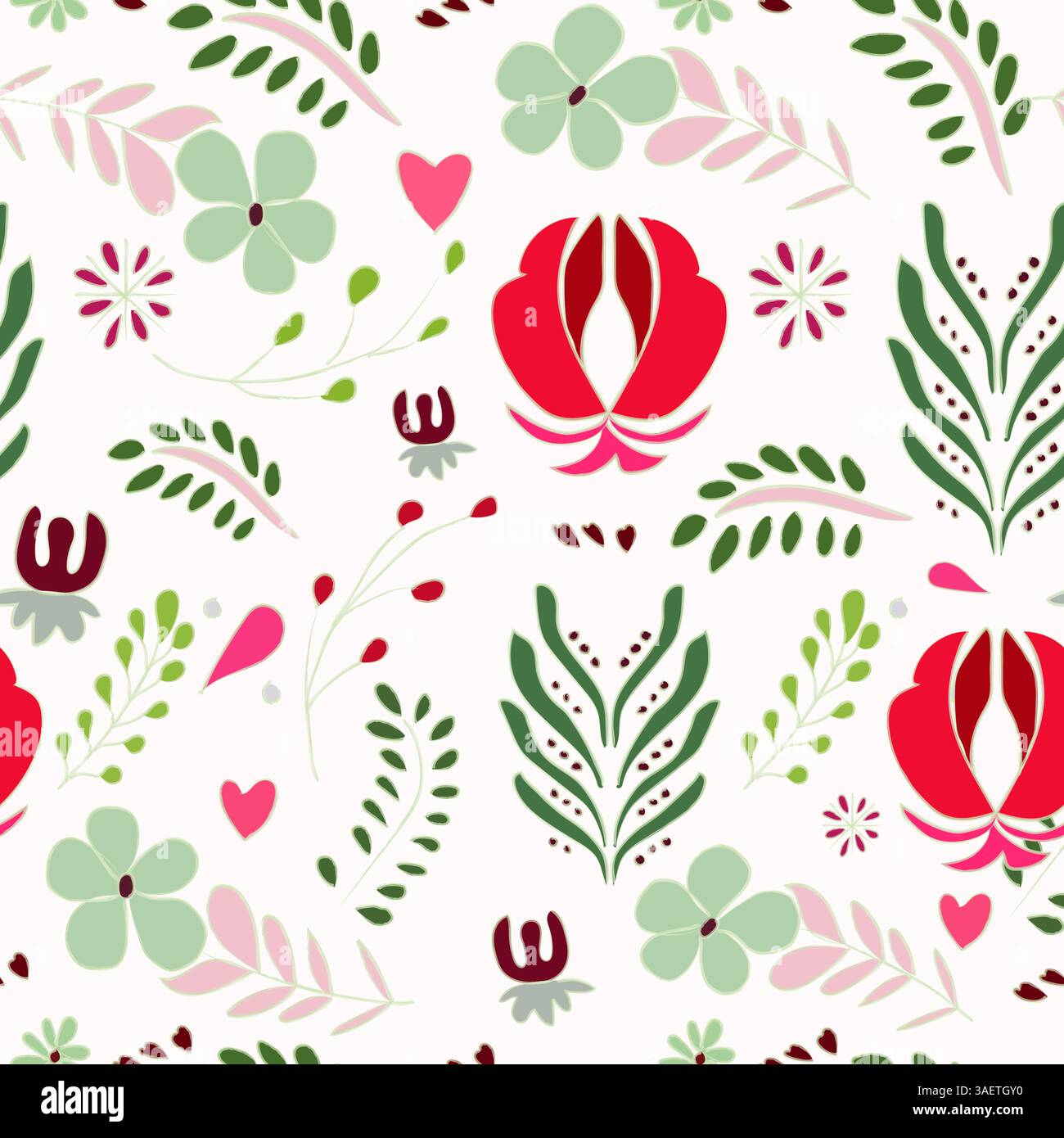 Seamless pattern cute children Cut Out Stock Images & Pictures - Alamy