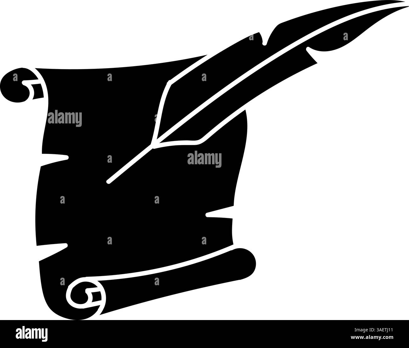 Black rolled ink texture Cut Out Stock Images & Pictures - Alamy