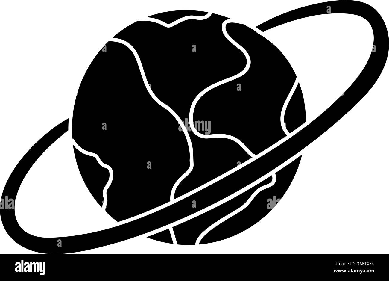 black hand drawn icon global business icon Stock Vector Image & Art - Alamy