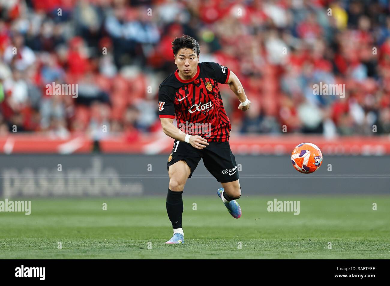 Takuma Asano (Mallorca), APRIL 5, 2025 - Football / Soccer : Spanish ...