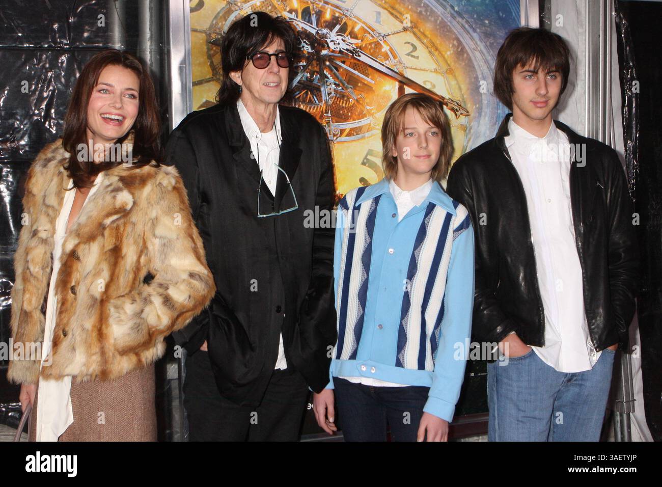 Paulina porizkova ric ocasek sons hi-res stock photography and images ...