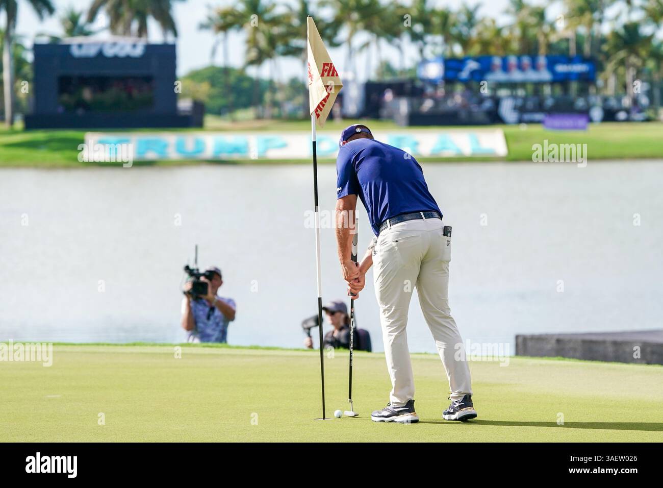 Doral, Florida, USA. 6th Apr, 2025. Bryson DeChambeau, captain of ...