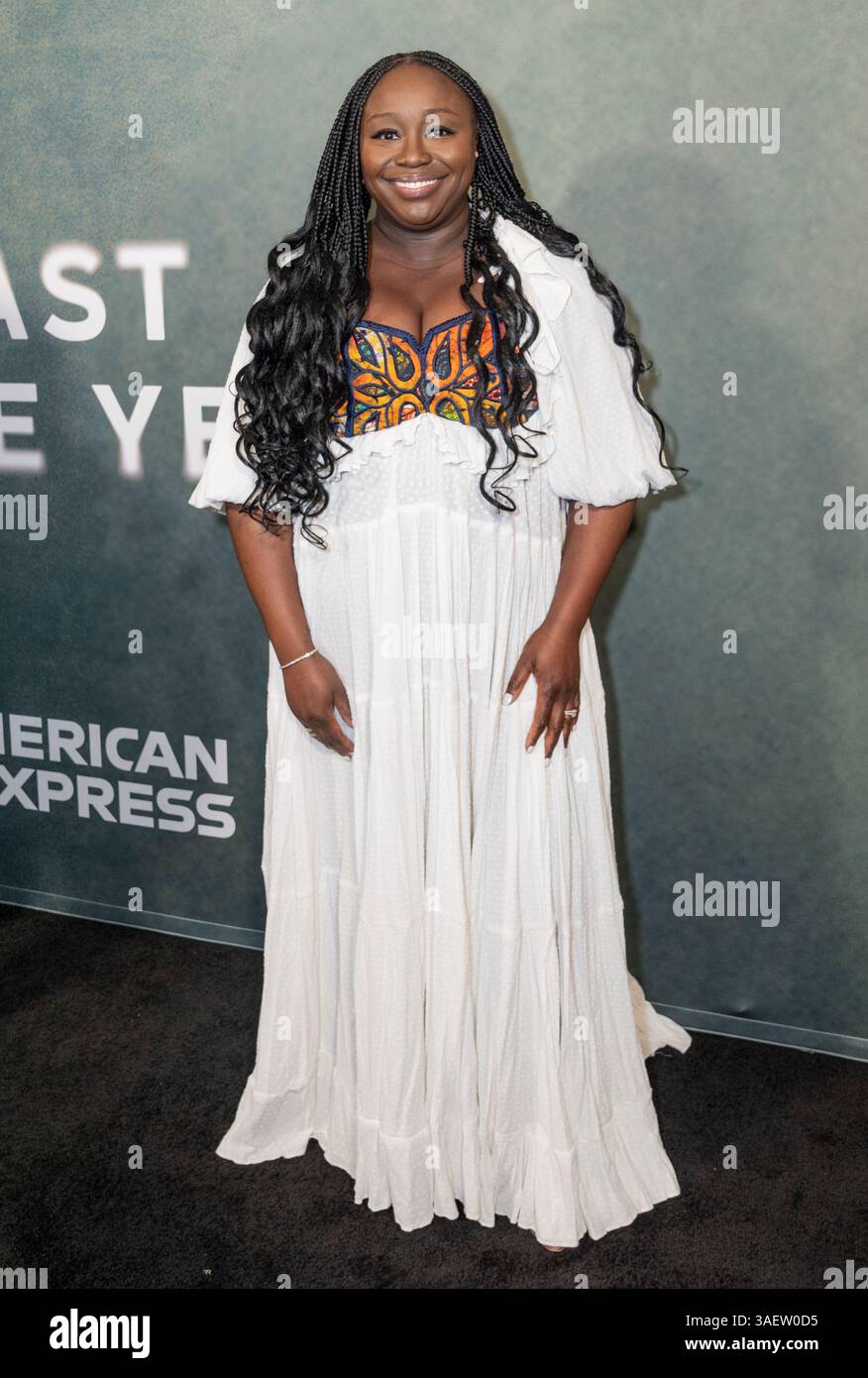New York, USA. 06th Apr, 2025. Jocelyn Bioh attends opening night of ...