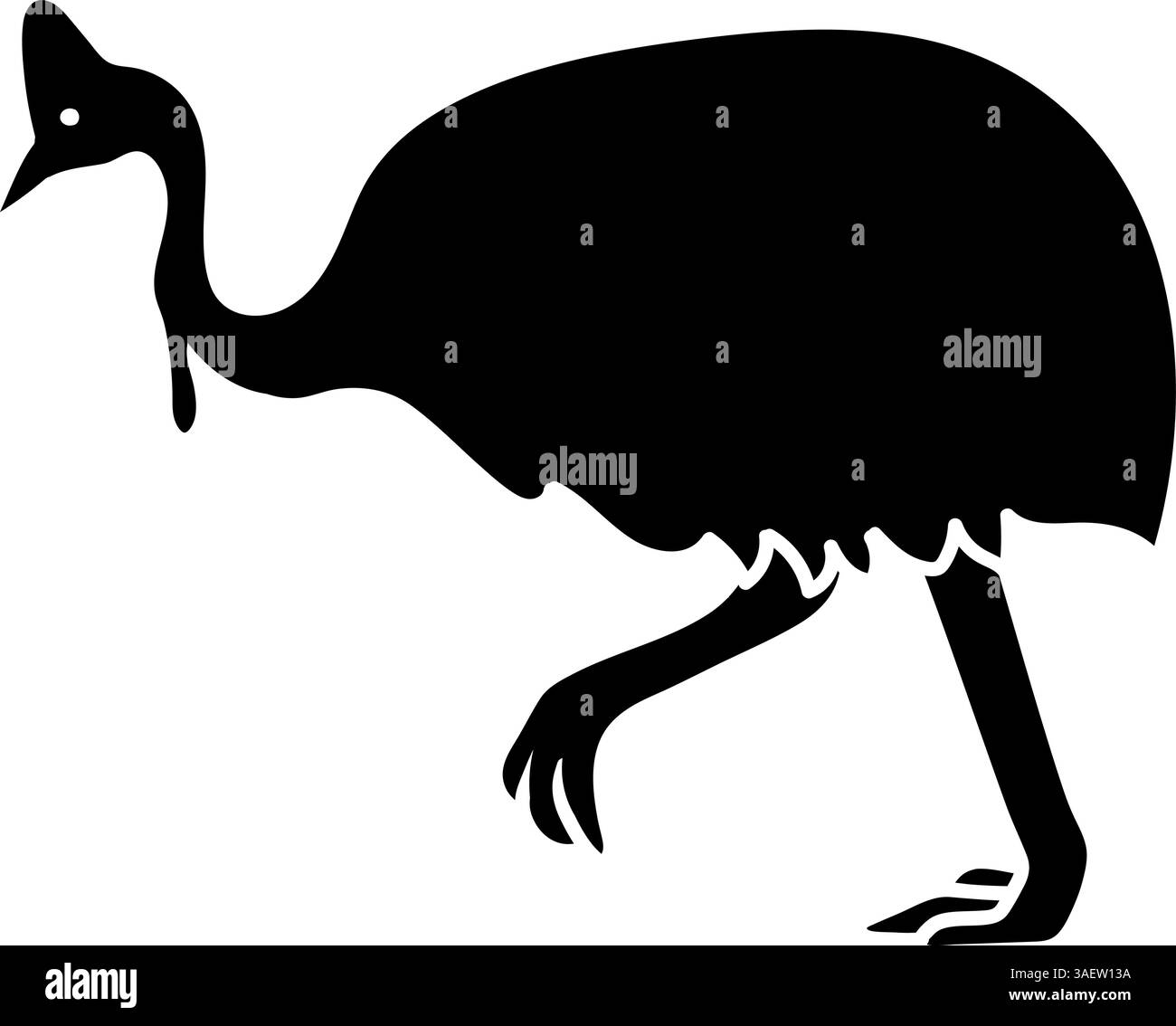 Cassowary sign Stock Vector Images - Alamy