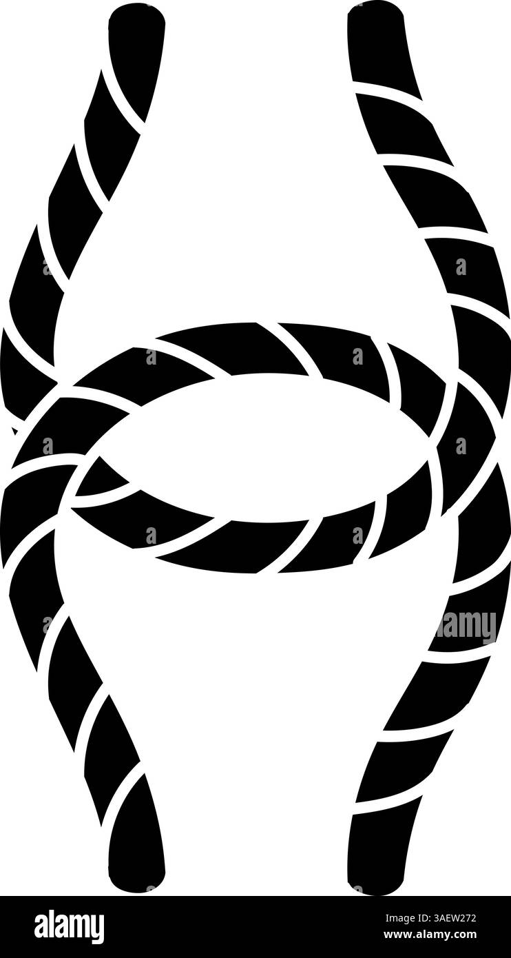 Hand tied rope Black and White Stock Photos & Images - Alamy