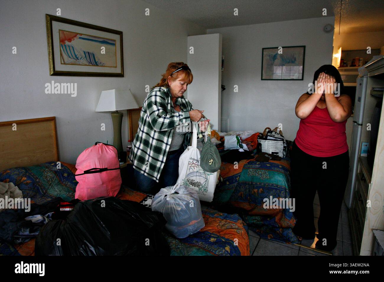 She covered face hands hi-res stock photography and images - Alamy