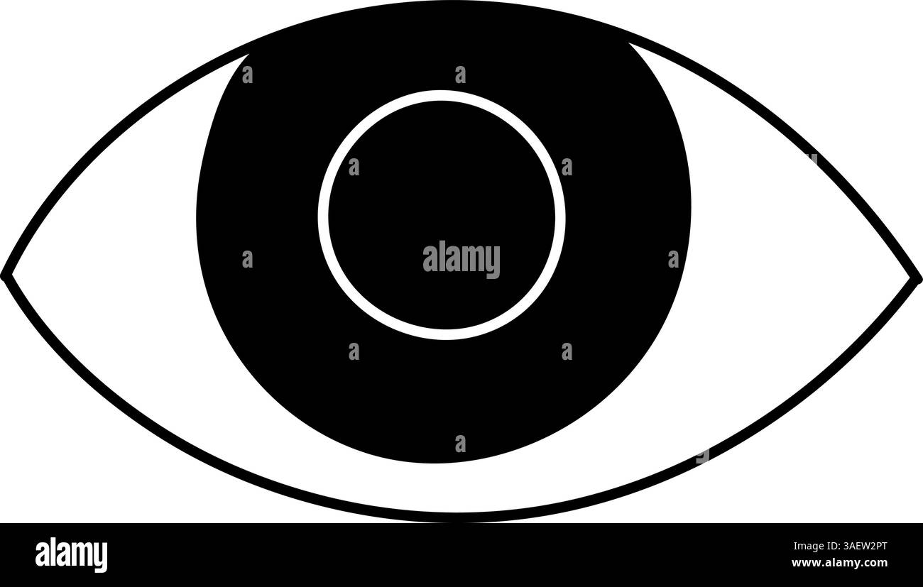 Eye vision and view signs Cut Out Stock Images & Pictures - Alamy