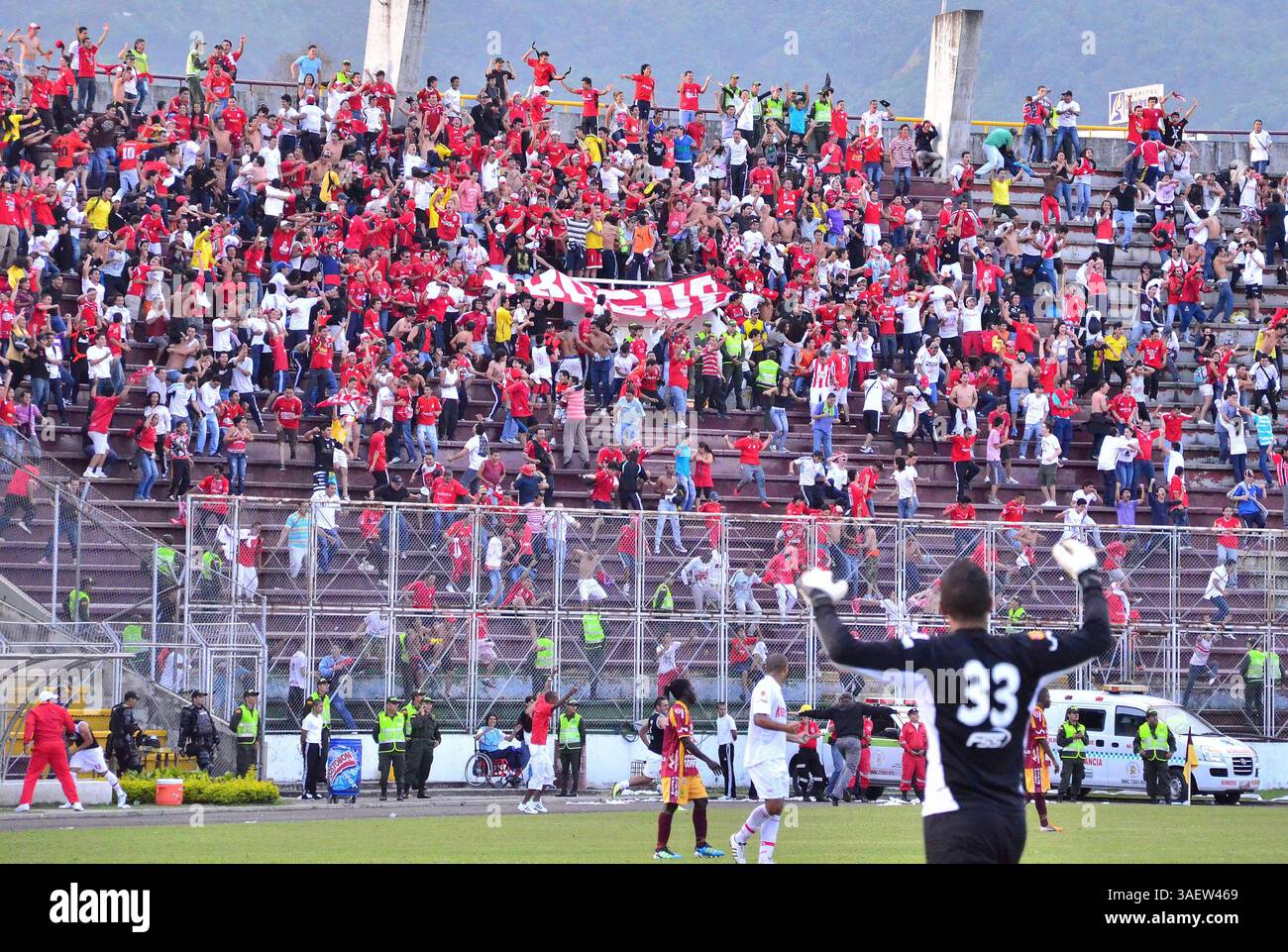 Nov. 27, 2011 - Colombia - AmÃ©rica de Cali celebra la clasificaciÃ³n a ...