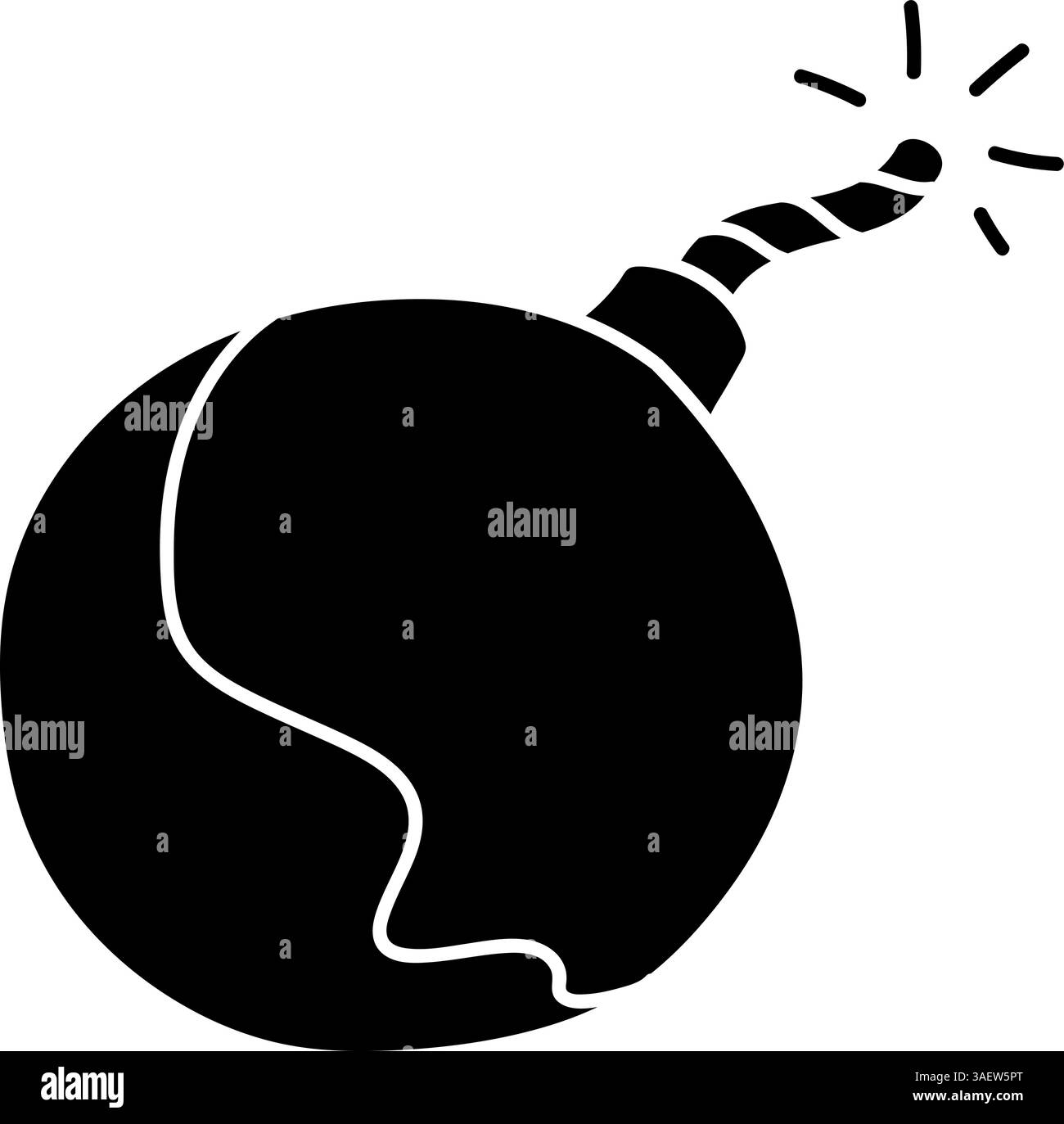Explosive icon Black and White Stock Photos & Images - Alamy