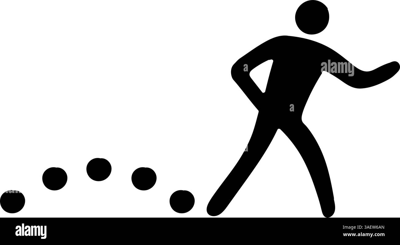 black hand drawn icon map walking route icon Stock Vector Image & Art ...