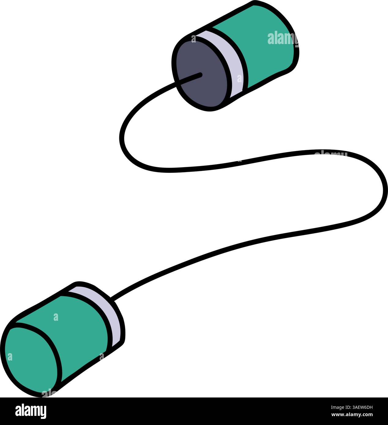 communication intercepting hand drawn color vector illustration Stock ...