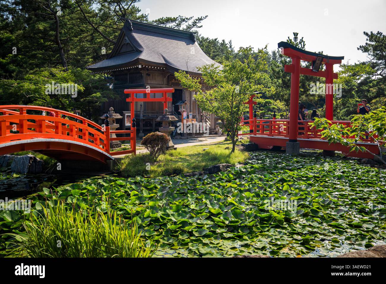 Takayama Inari Shrine in Ushigatacho, Tsugaru, Aomori, Japan Stock ...