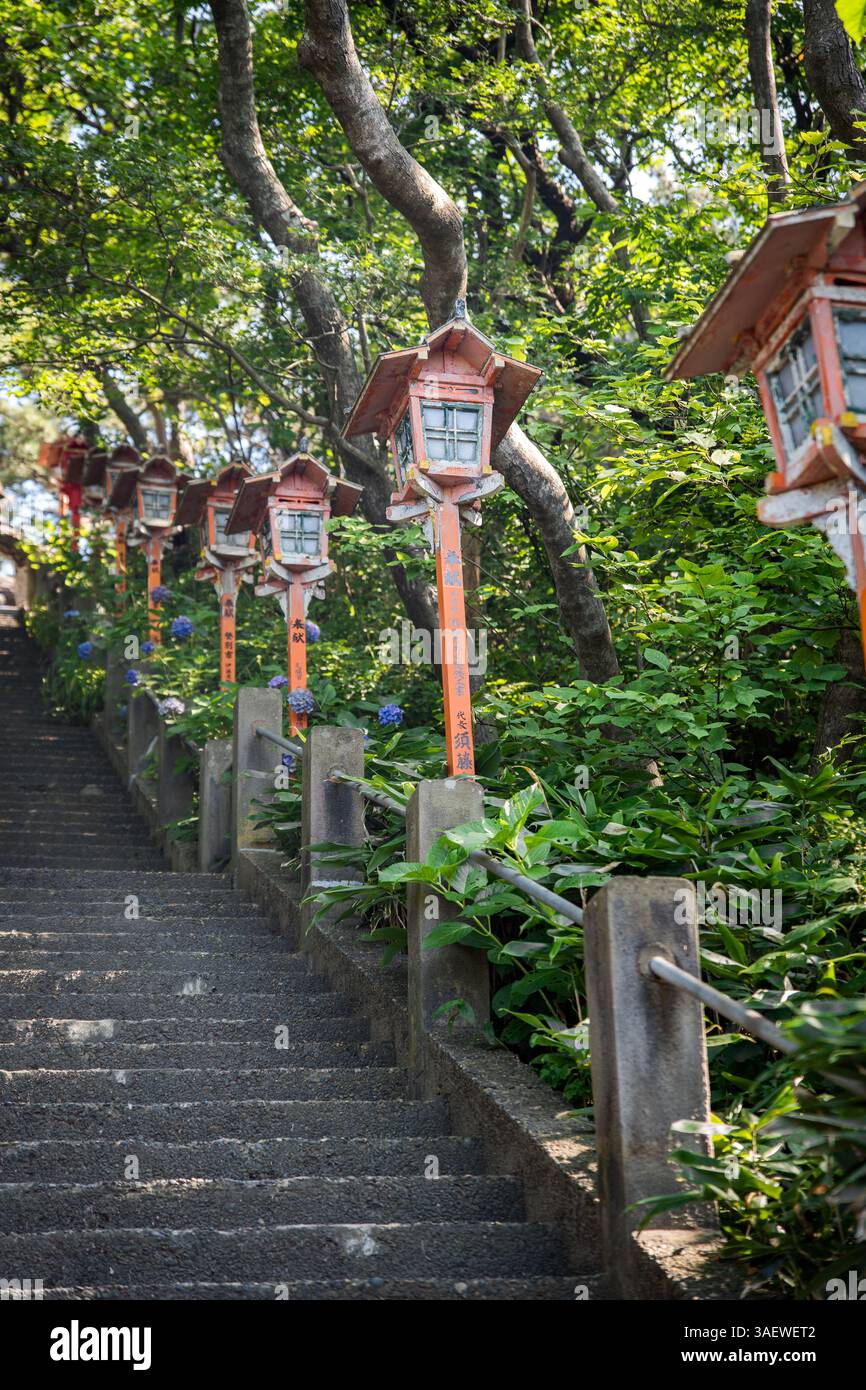 Takayama Inari Shrine in Ushigatacho, Tsugaru, Aomori, Japan Stock ...