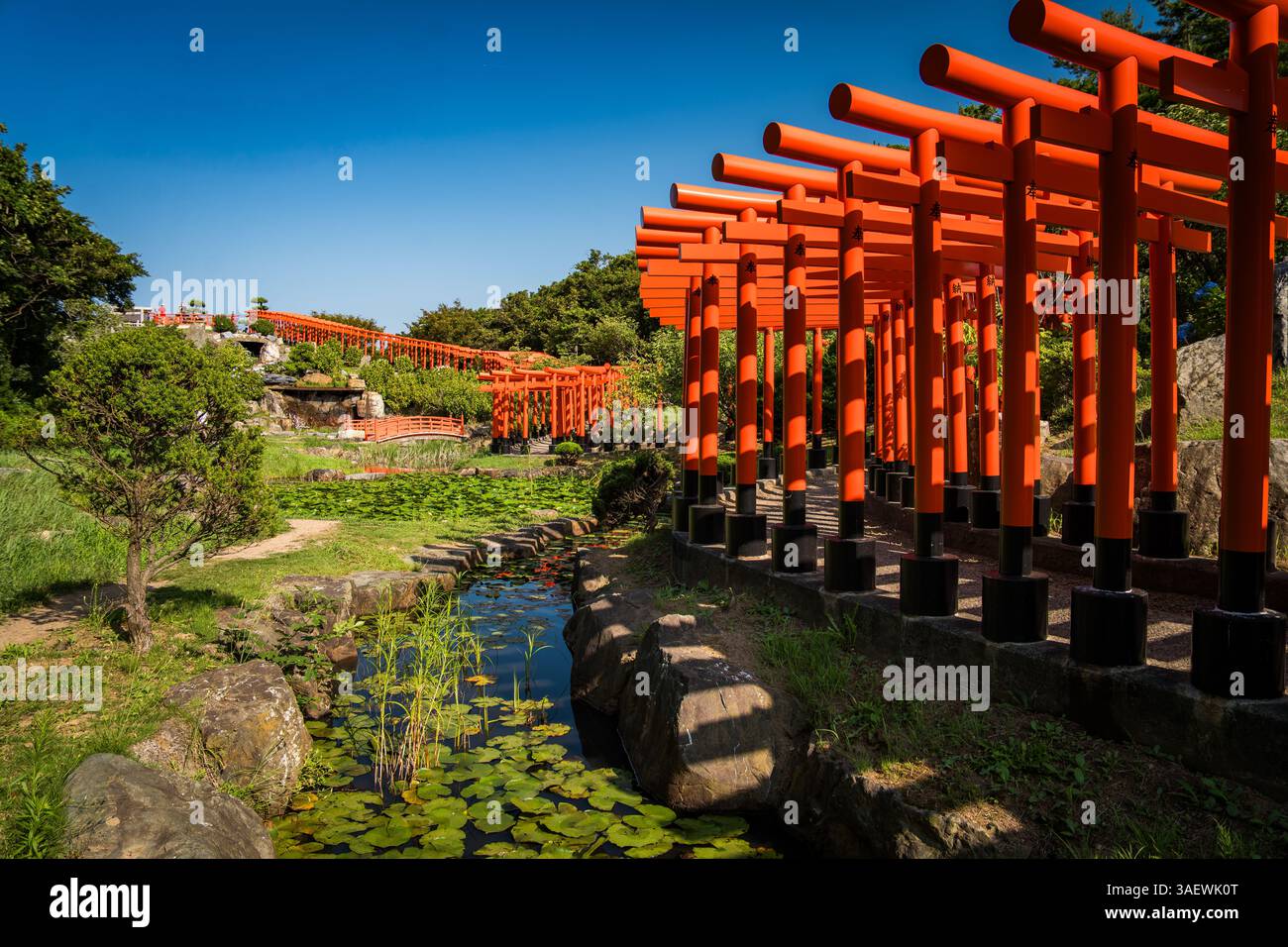 Takayama Inari Shrine in Ushigatacho, Tsugaru, Aomori, Japan Stock ...