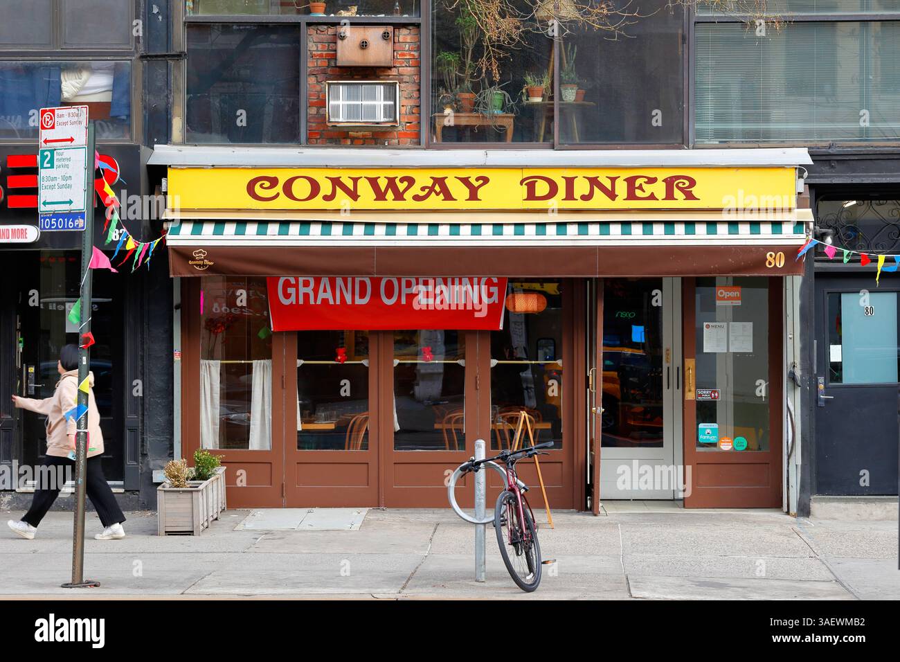 Conway Diner, 80 2nd Ave, New York, NYC storefront of an Asian American ...