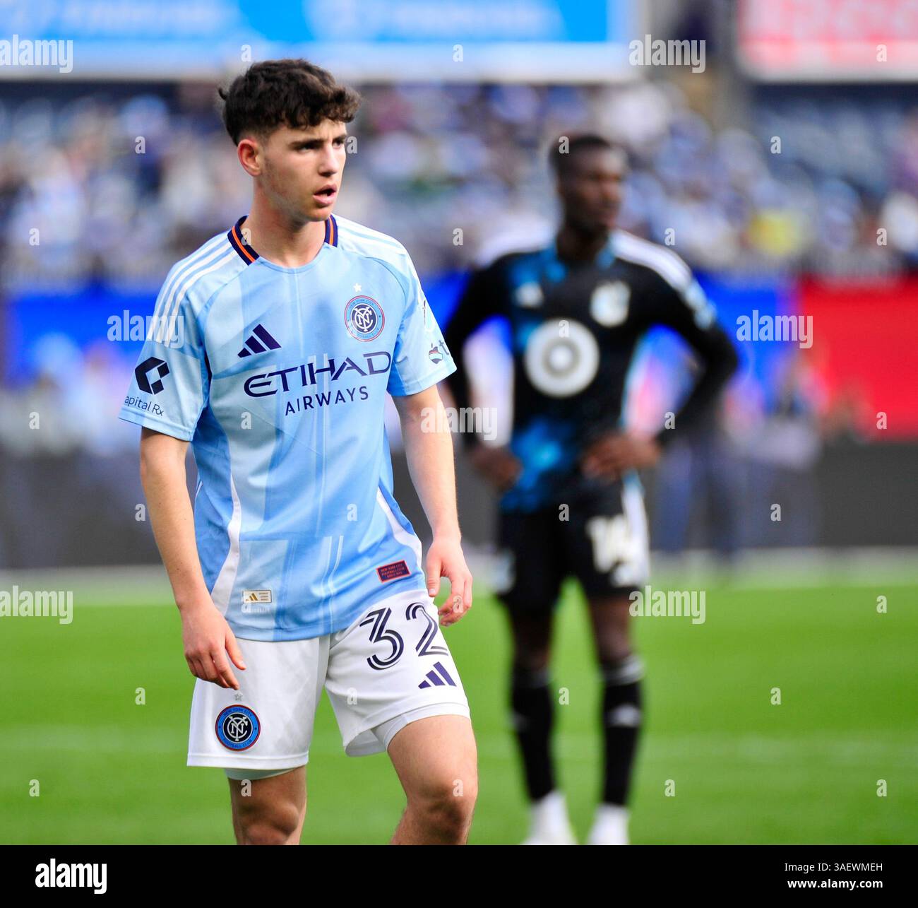 Bronx, USA. 06th Apr, 2025. Jonathan Shore (32) at Yankee Stadium ...