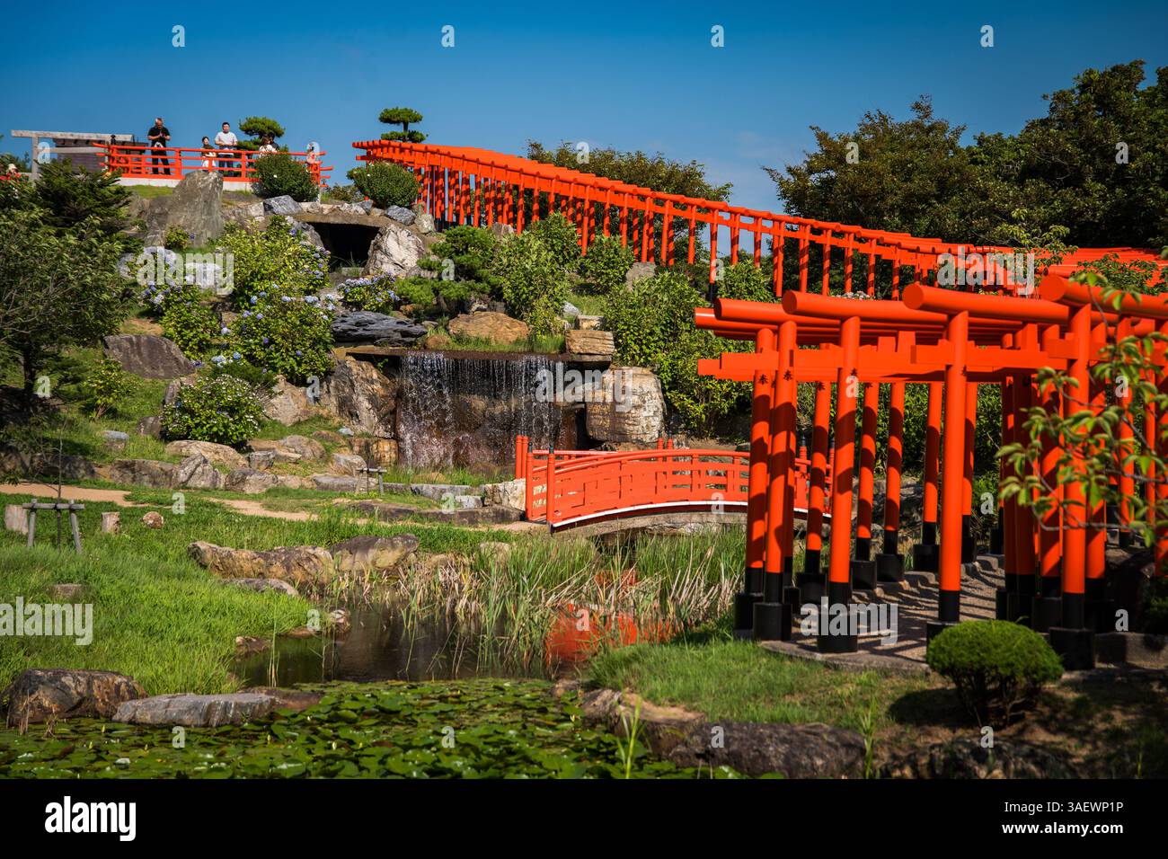 Takayama Inari Shrine in Ushigatacho, Tsugaru, Aomori, Japan Stock ...