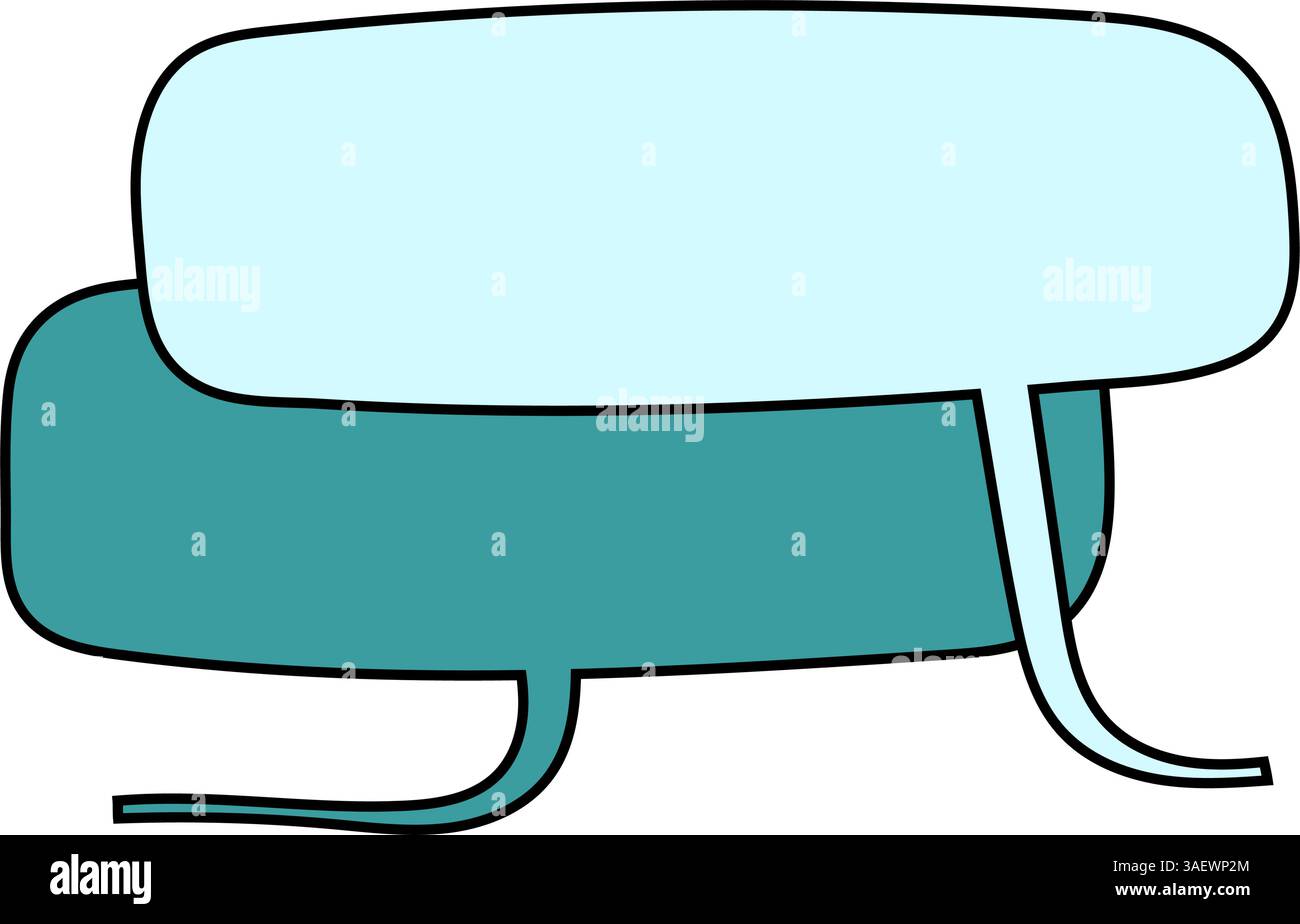 chat bubble hand drawn color vector illustration Stock Vector Image ...