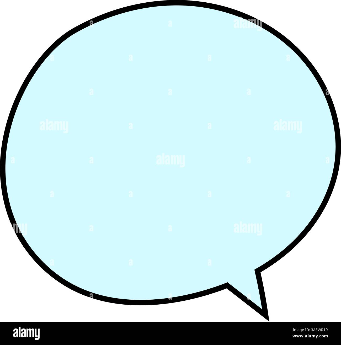 chat bubble hand drawn color vector illustration Stock Vector Image ...